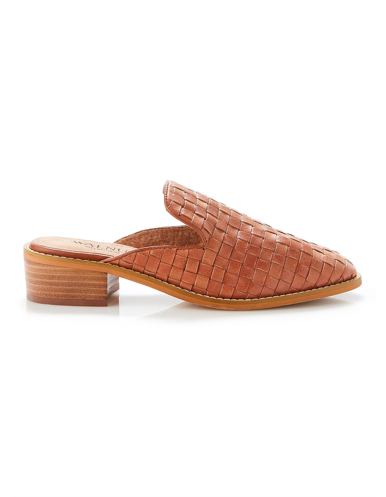 Walnut Melbourne Gwen Mule | David Jones