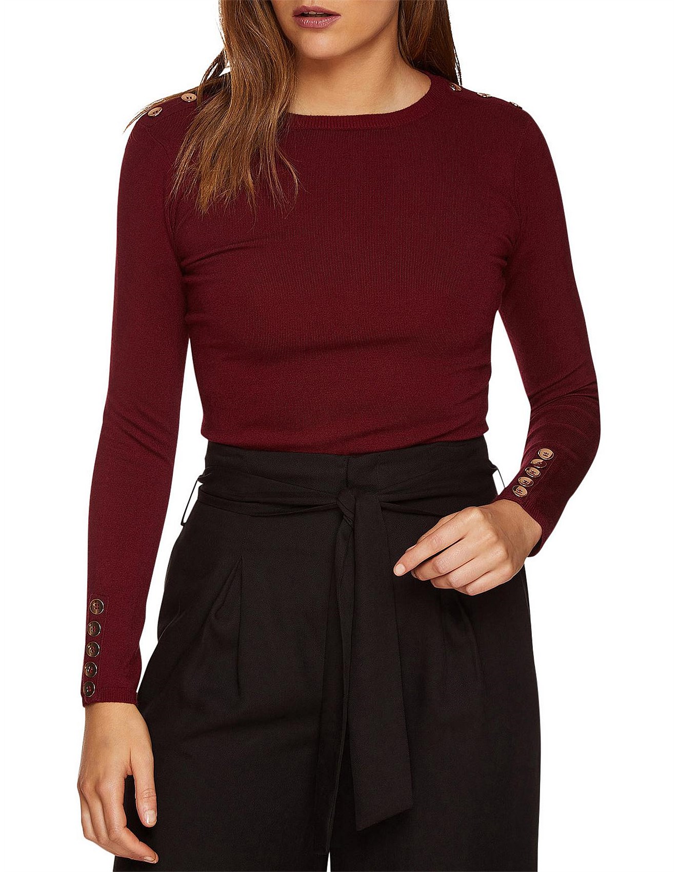 Oxford Emma Button Knit | David Jones