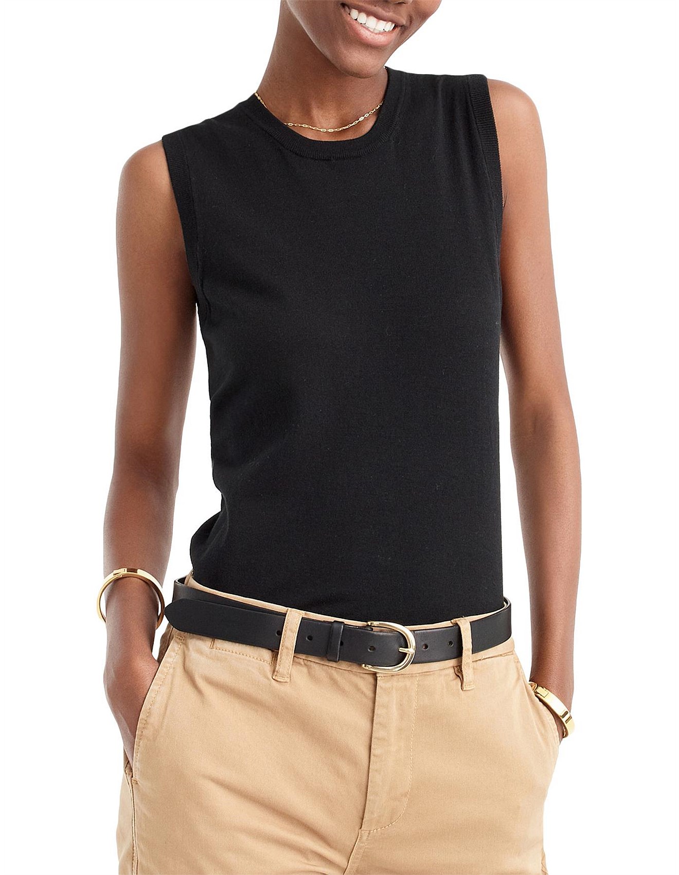 Jcrew Cotton Jackie Shell Top | David Jones