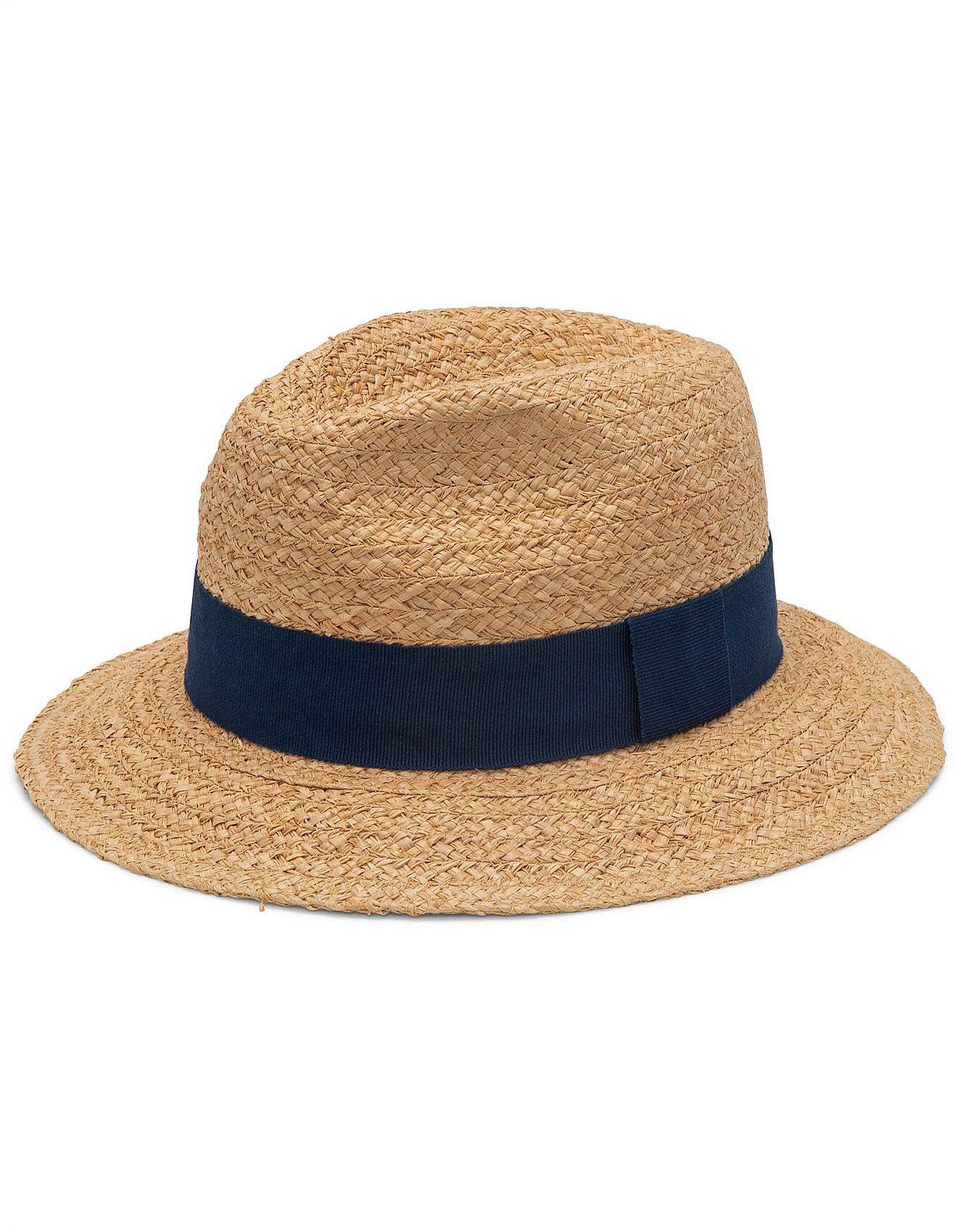 Milana Plaited Raffia Fedora | David Jones