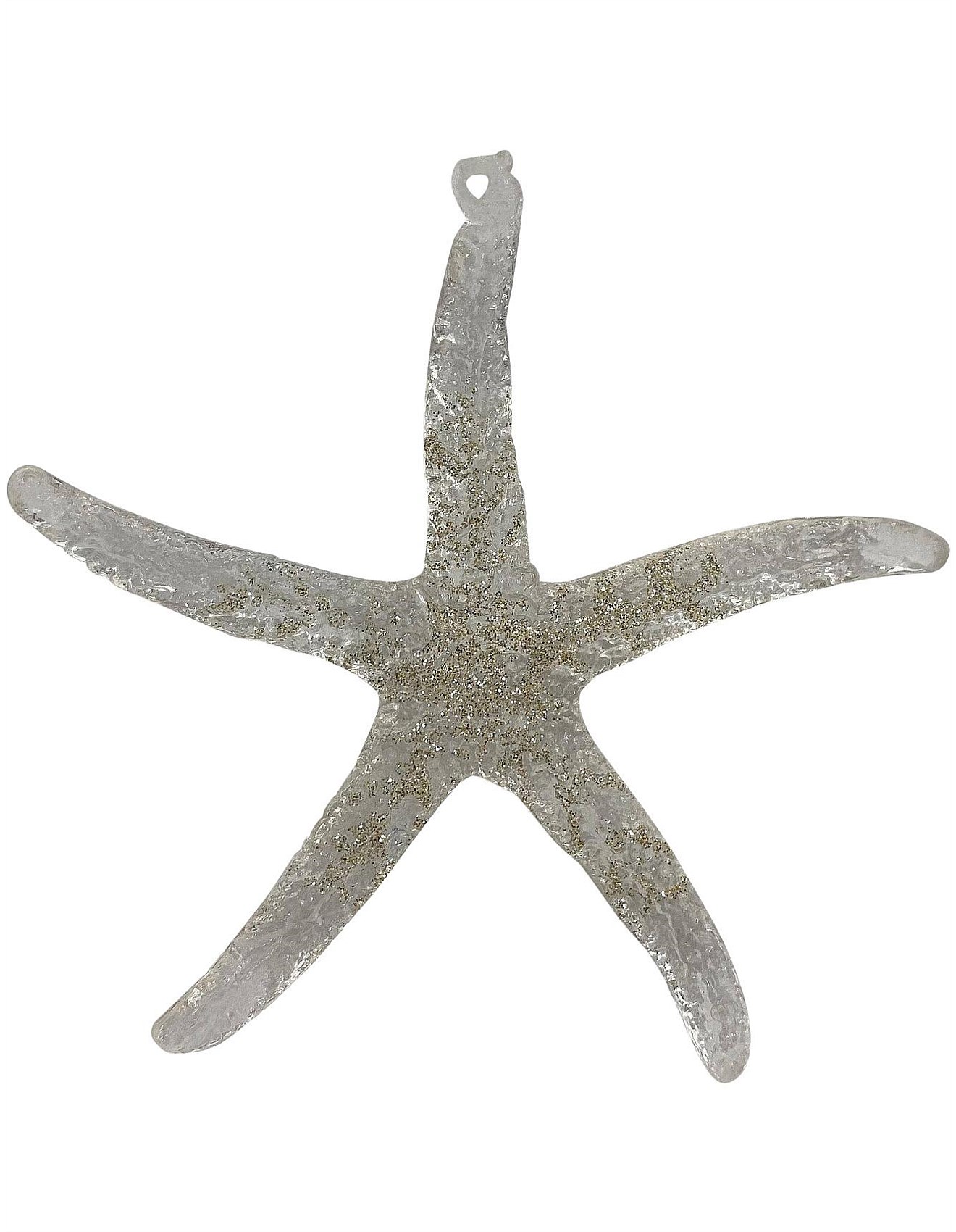 David Jones 12cm Glitter Starfish Ornament | David Jones