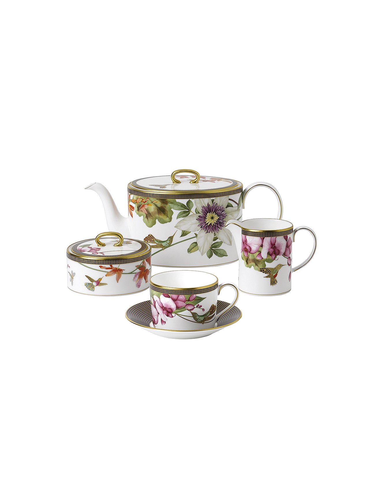 Wedgwood Hummingbird 15 Piece Tea Set | David Jones