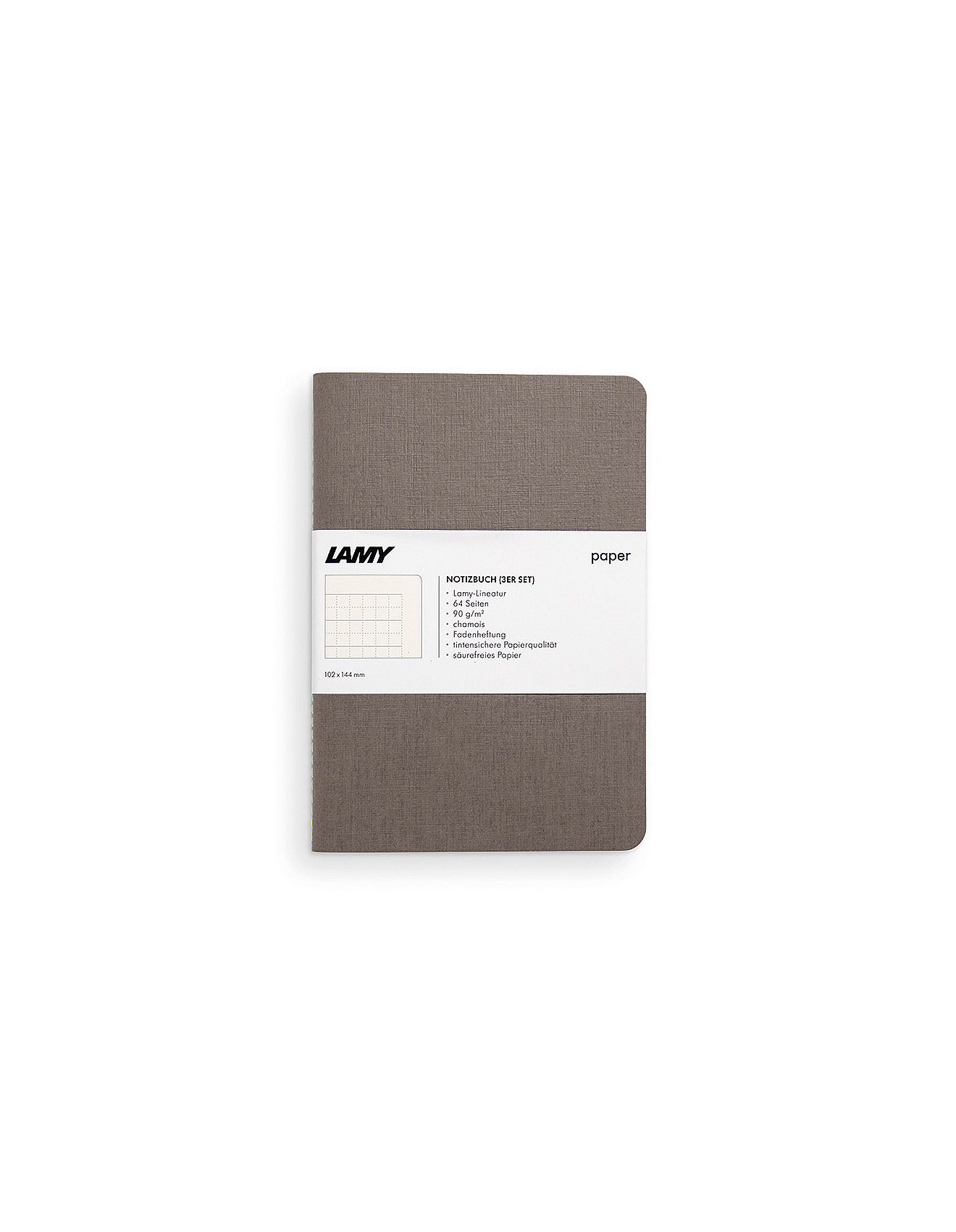 Lamy Cahier Notebooks -Set Of 3 -Ruled -A6 -Grey | David Jones