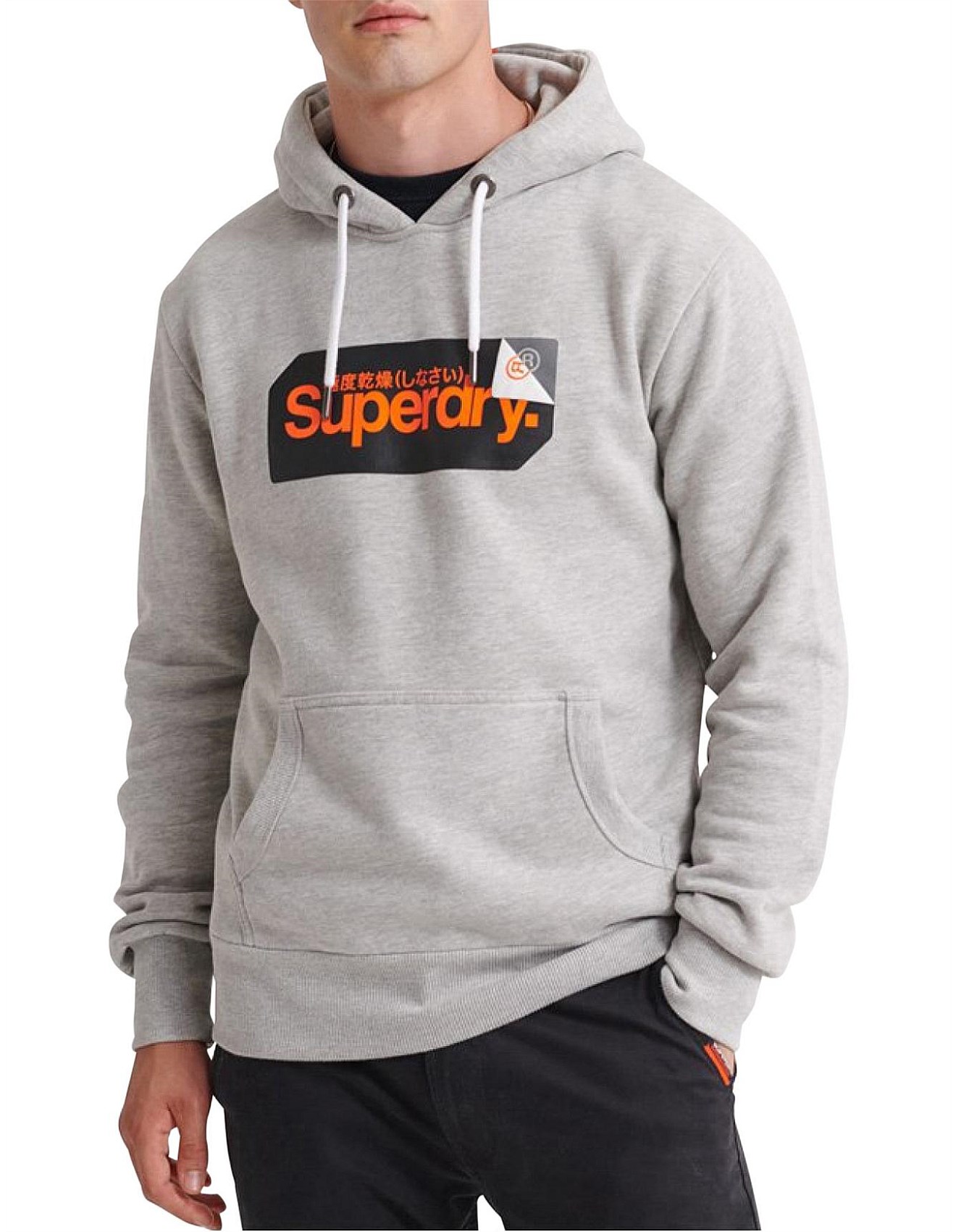 Superdry Core Logo Tag Hood | David Jones