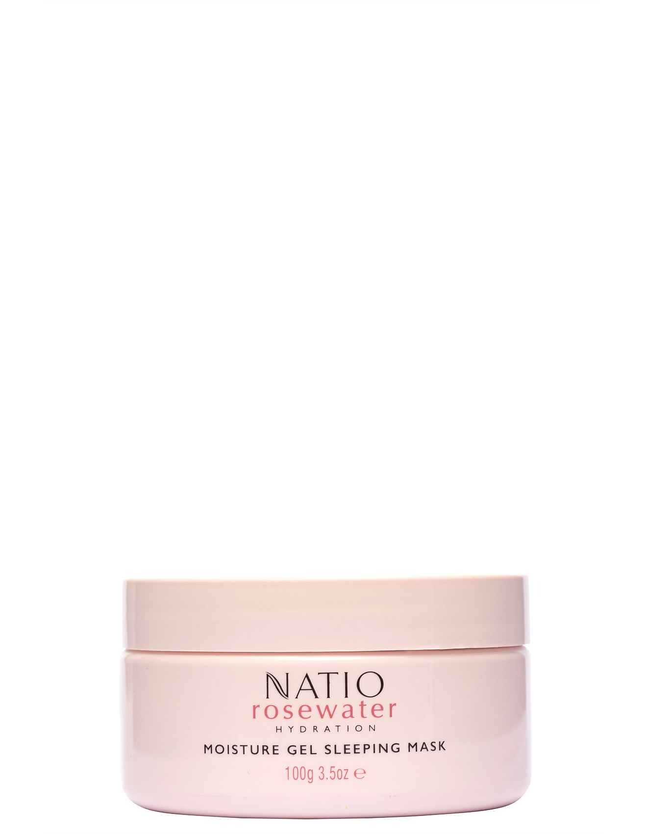 Natio Rosewater Hydration Moisture Gel Sleeping Mask 100g | David Jones