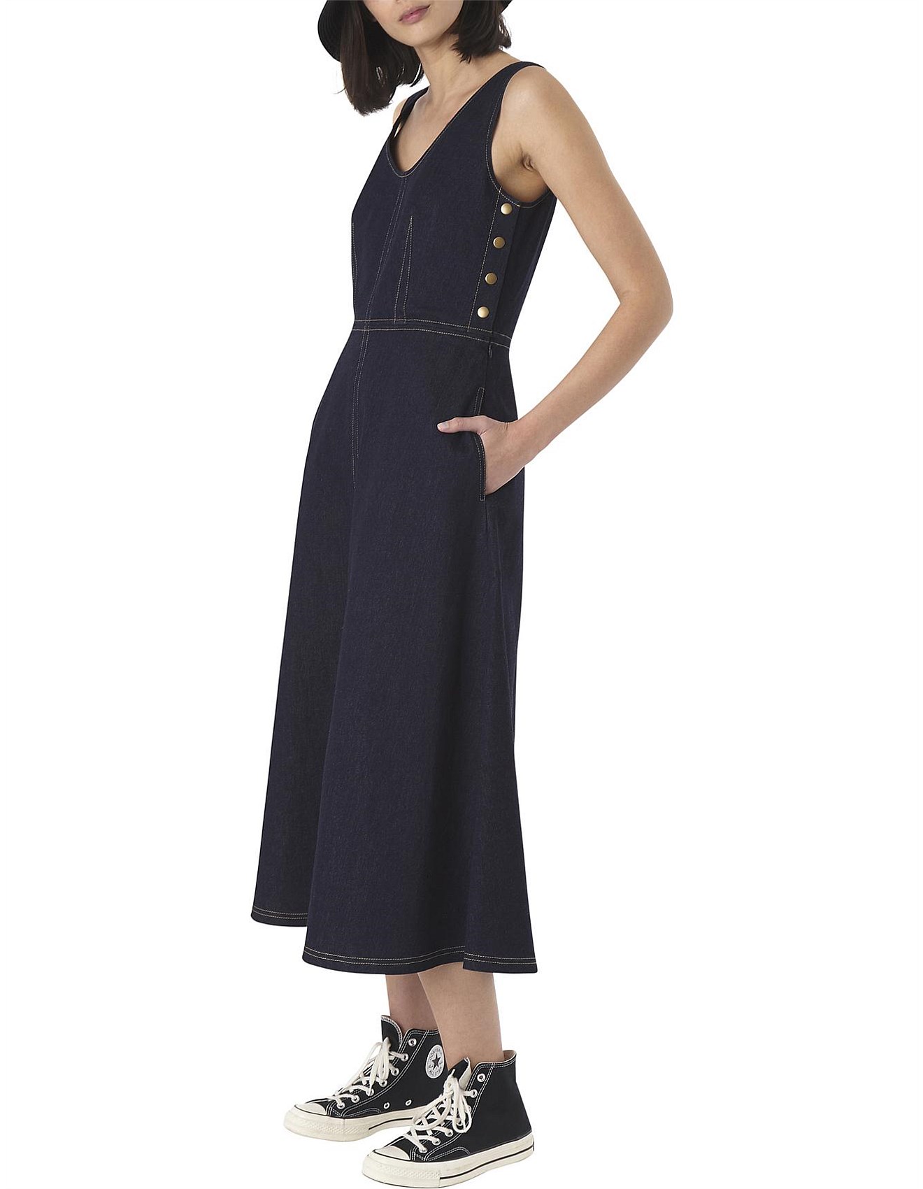 Women's Midi Dresses | David Jones - Denim Dress