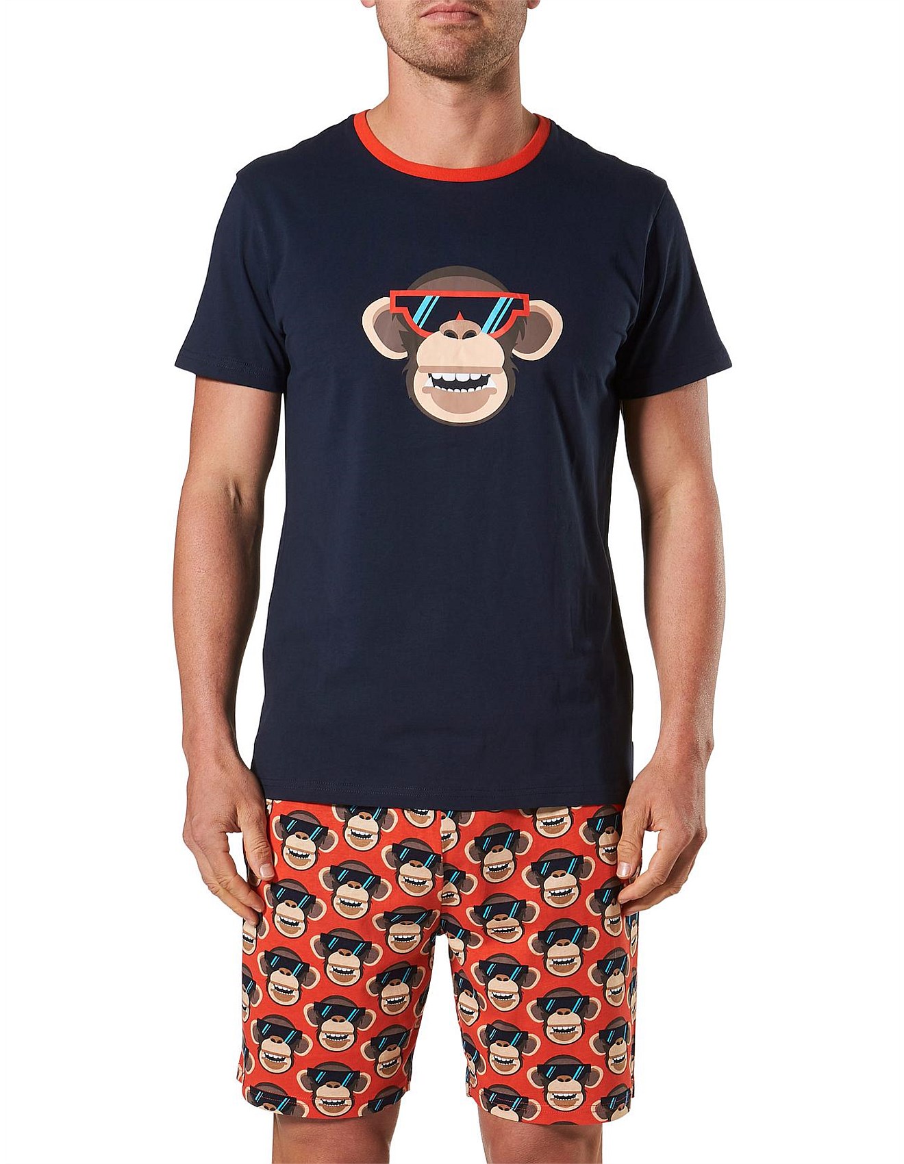 Mitch Dowd Chimpanzee Knit Pj Sleep Set | David Jones
