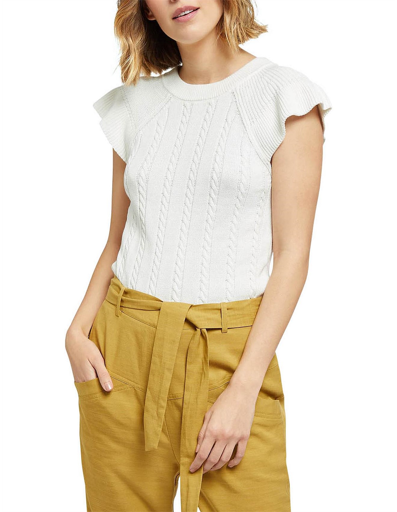 Oxford Cara Cable Knit | David Jones