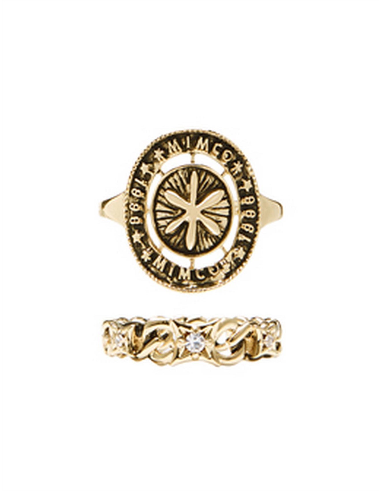 Mimco Optimist Ring Stack | David Jones