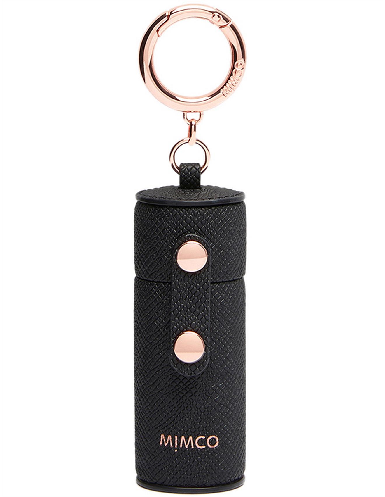 Mimco Mim-lip Black Rose Gold Charm | David Jones