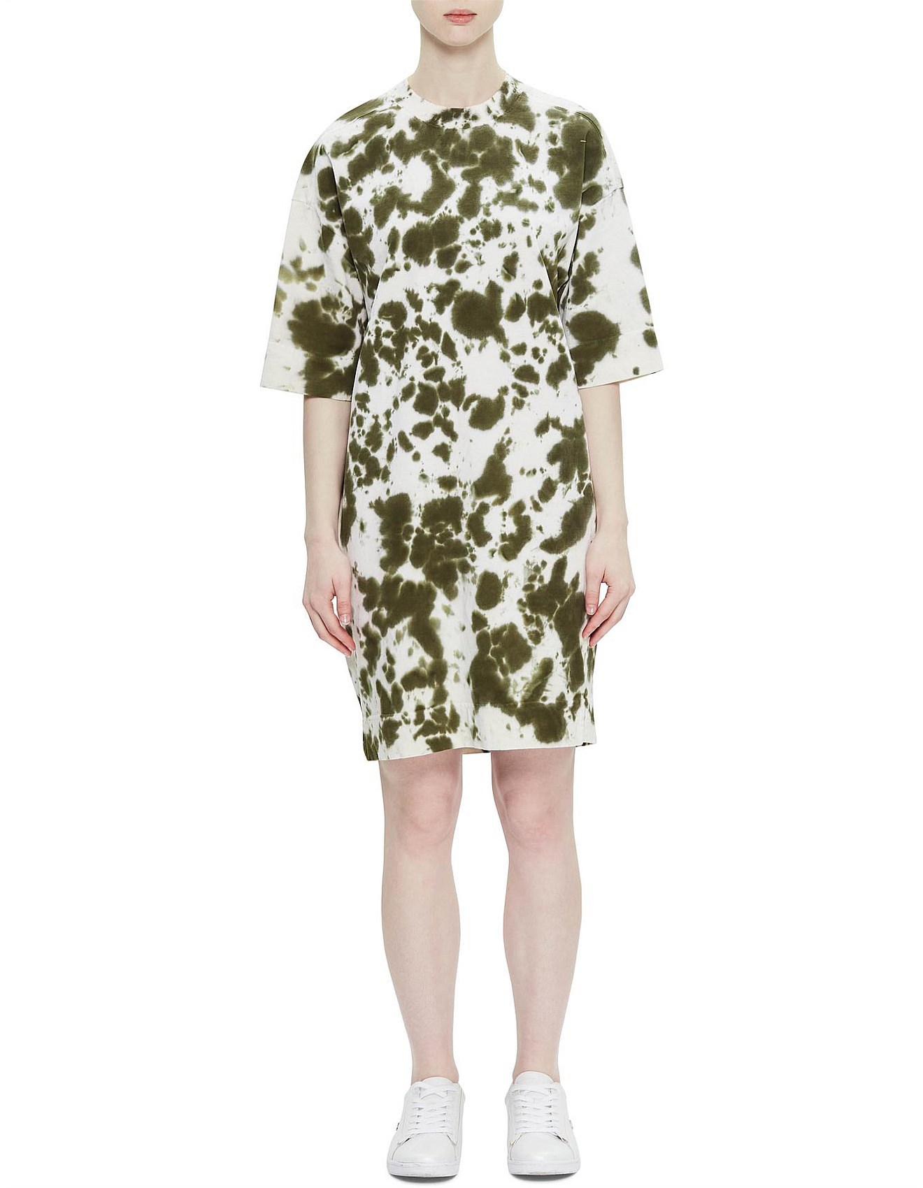 Bassike Motley Short Sleeve Dress | David Jones