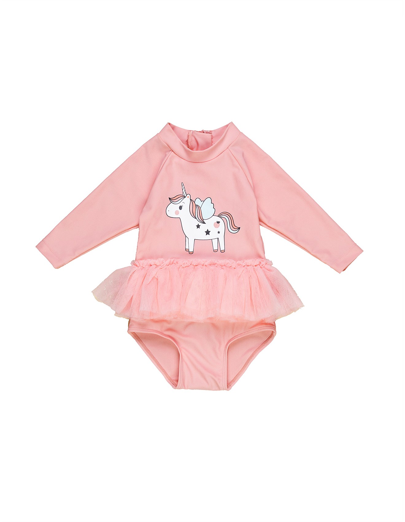 Huxbaby Unicorn Long Sleeve Ballet Swimsuit (3-6m -2y) | David Jones