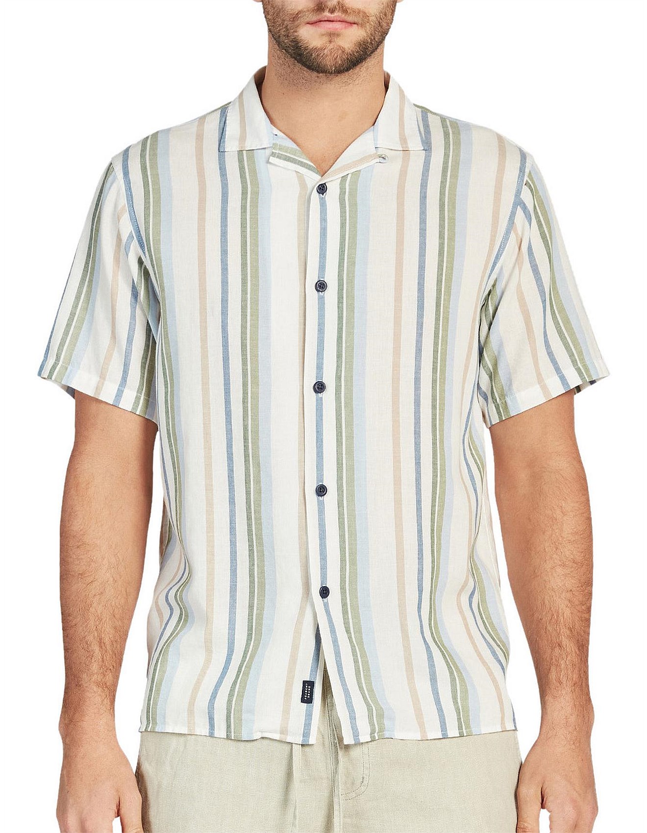Academy Brand Lou Ss Shirt | David Jones