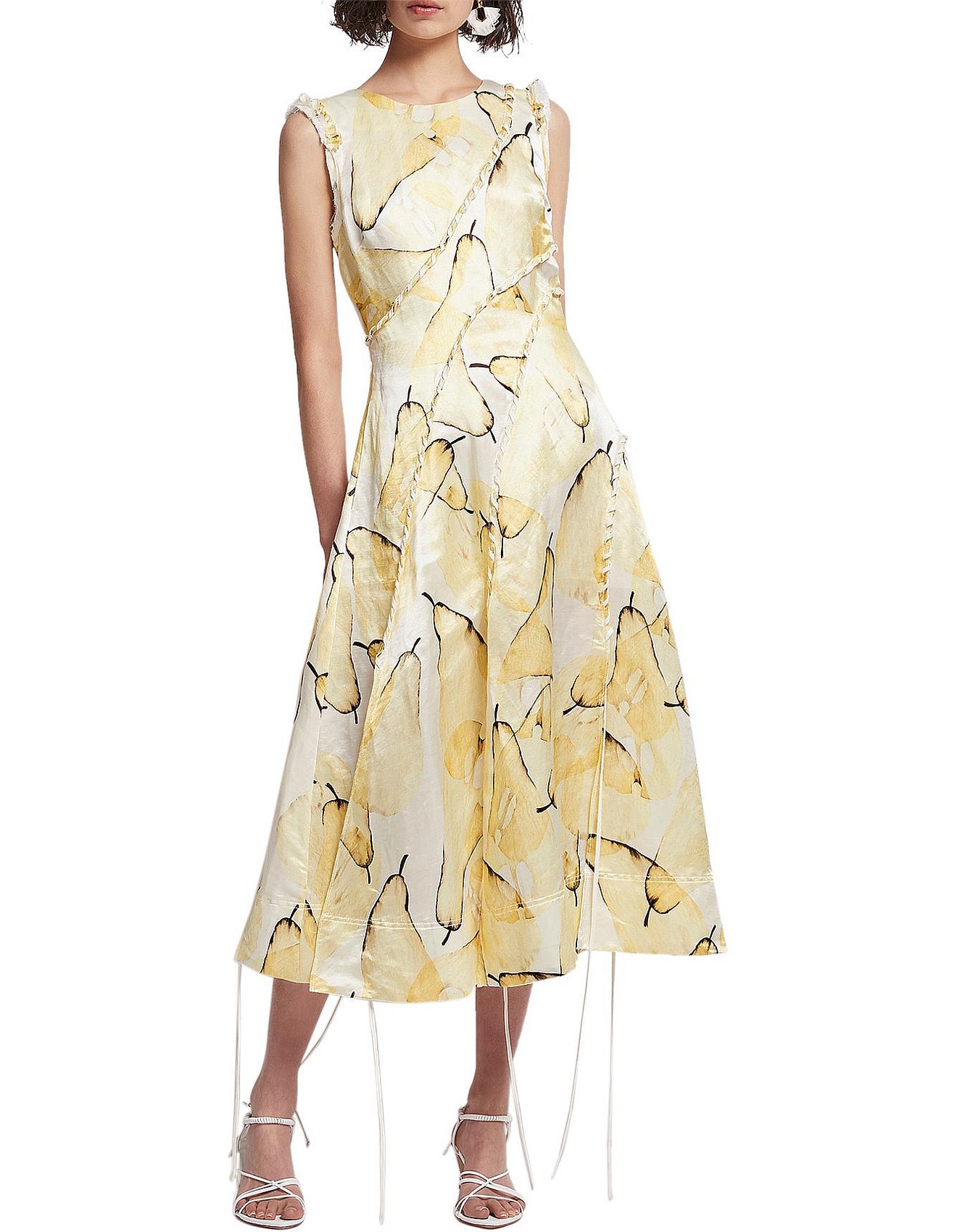 Aje Unlace Sleeveless Midi Dress | David Jones