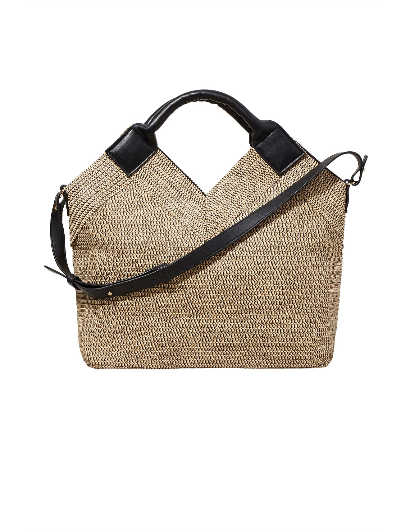 Seed Heritage Paper Straw Tote | David Jones