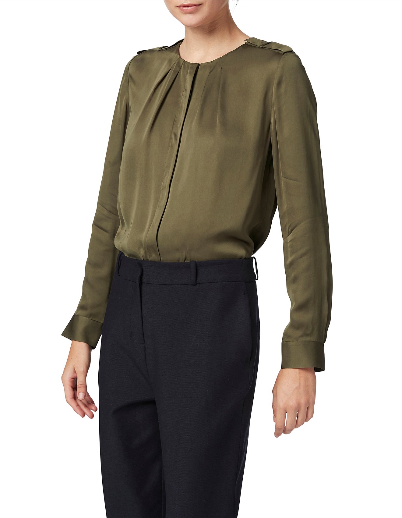 David Lawrence Tuck Detail Blouse | David Jones