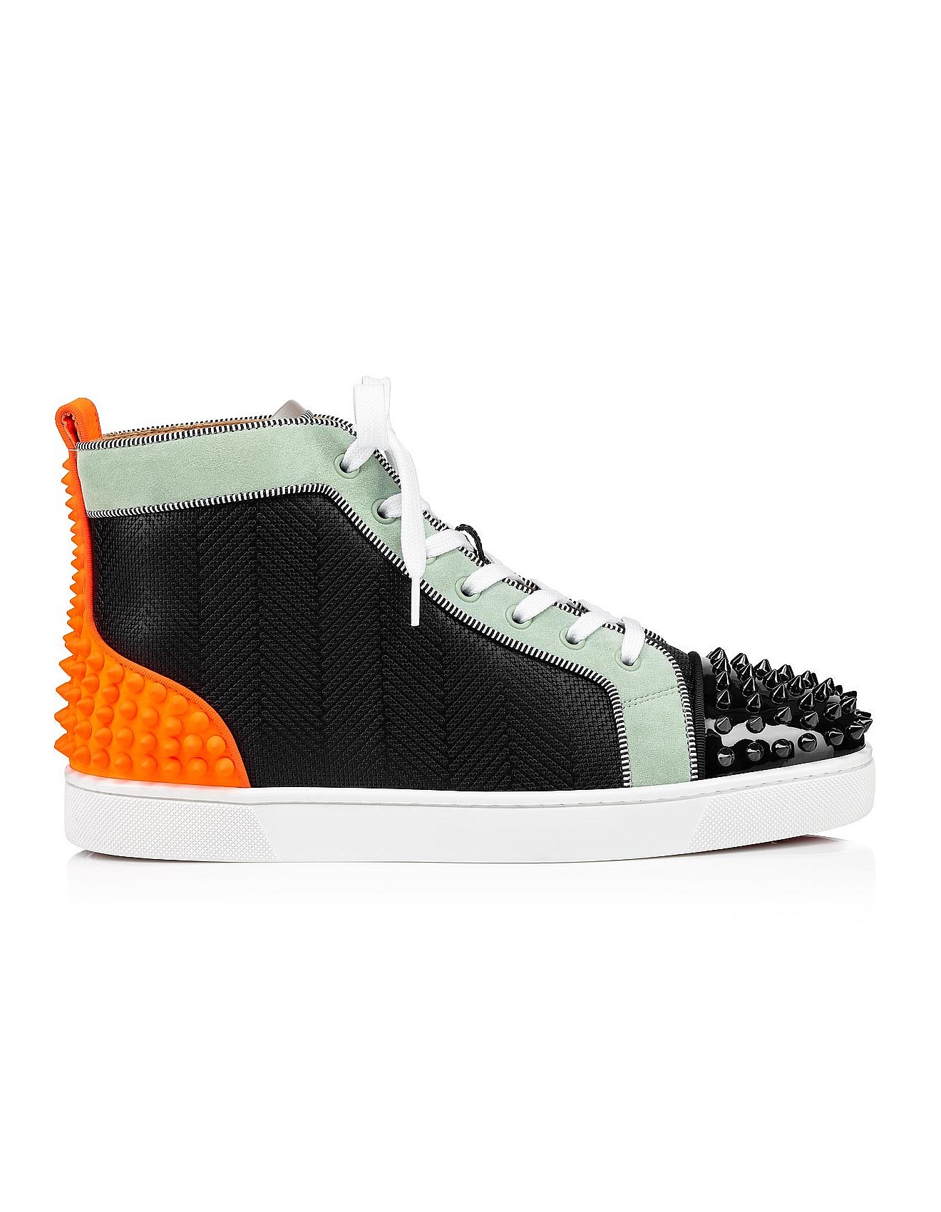 Christian Louboutin Lou Spikes 2 Flat | David Jones