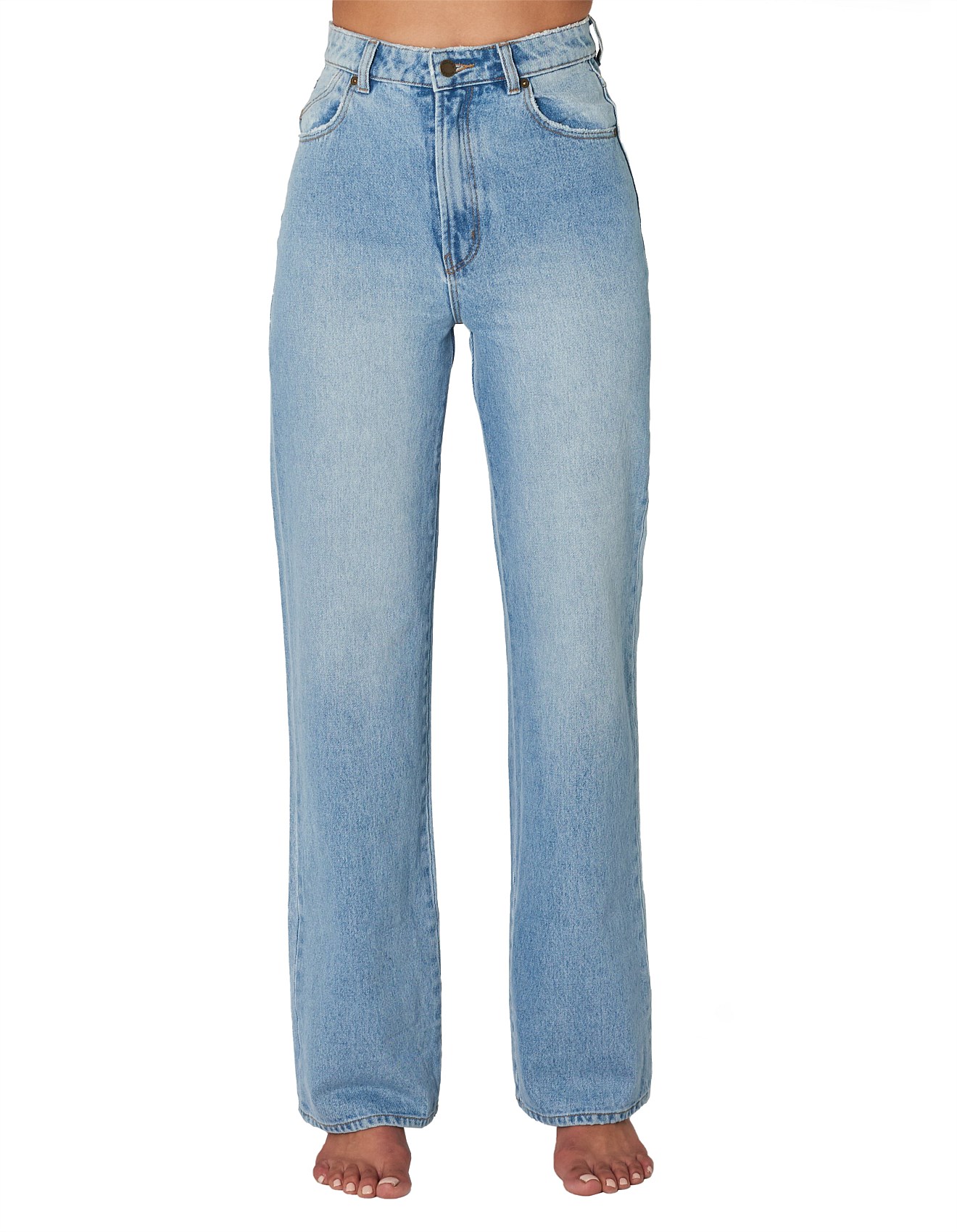 Rollas Heidi High Rise Straight Jean | David Jones