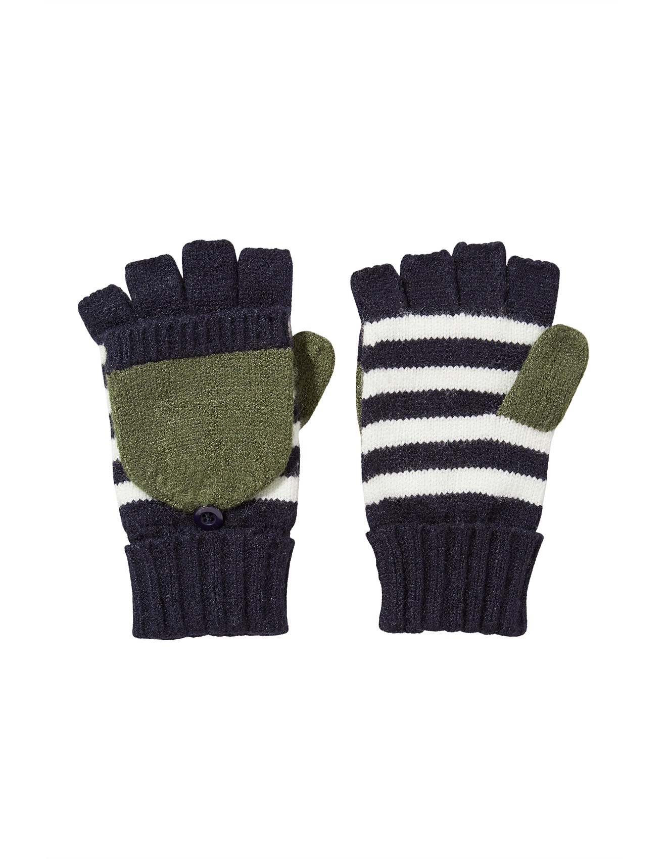 Seed Heritage Stripe Mittens | David Jones