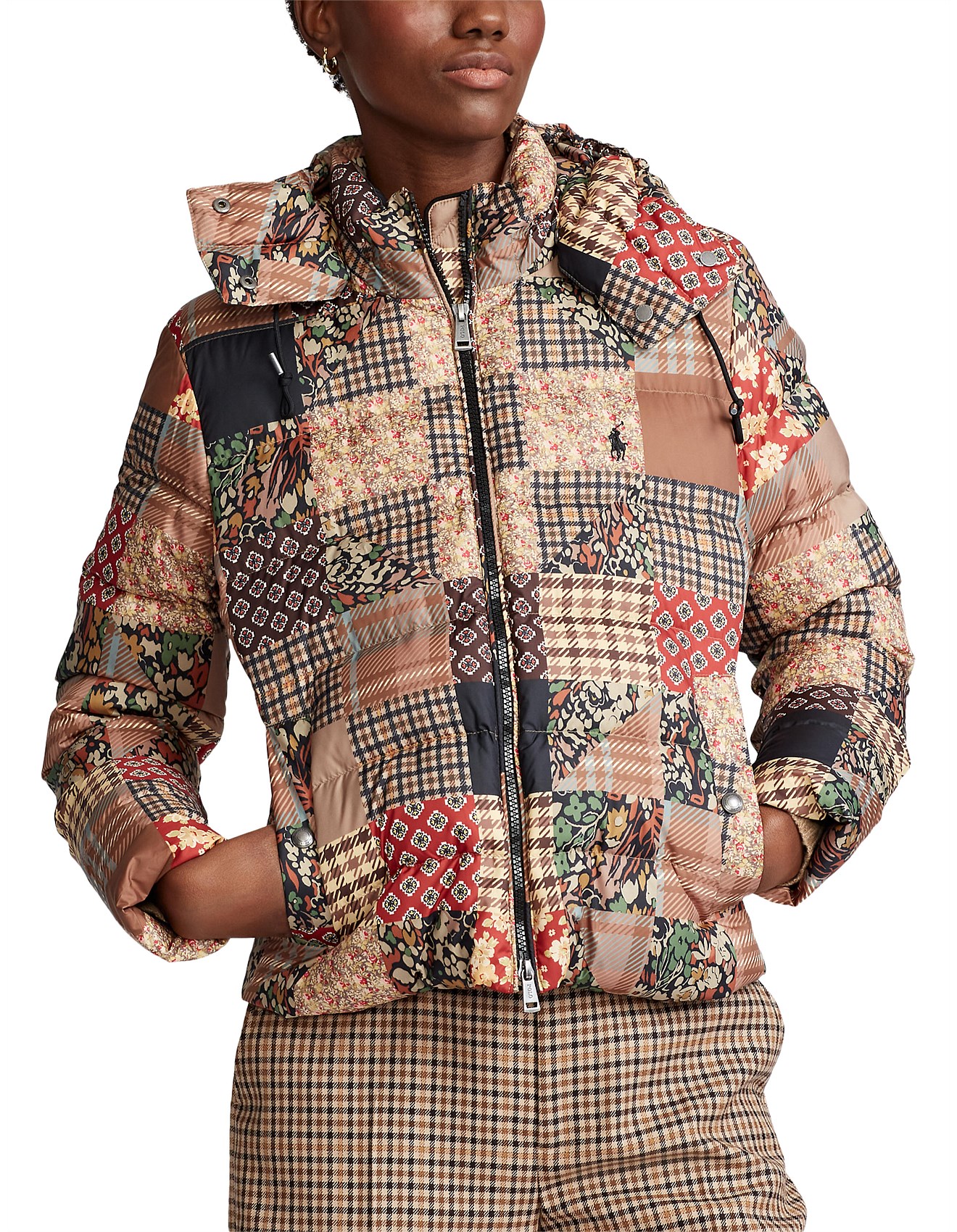 Polo Ralph Lauren Patchwork Down-filled Jacket | David Jones