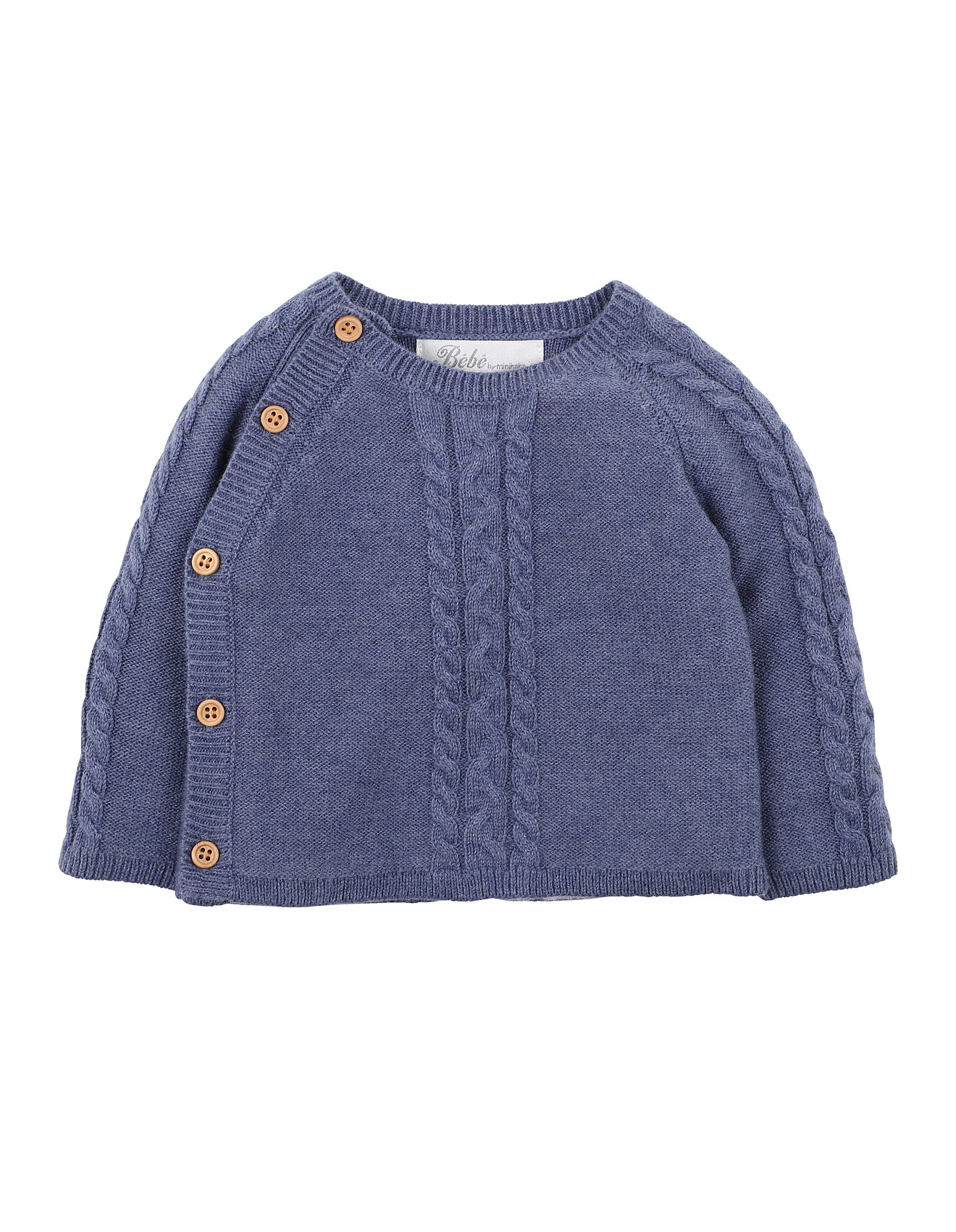 Bebe By Minihaha Finn Knitted Wrap Jumper | David Jones