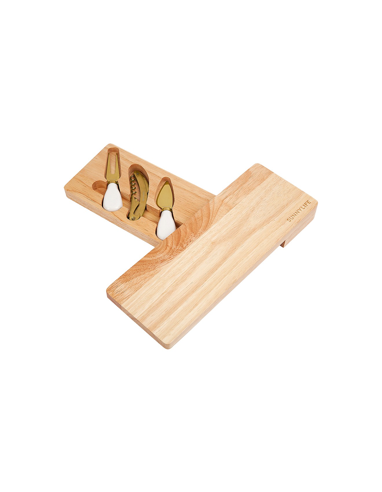 Serveware and Drinkware - Travel Cheese Set Natural