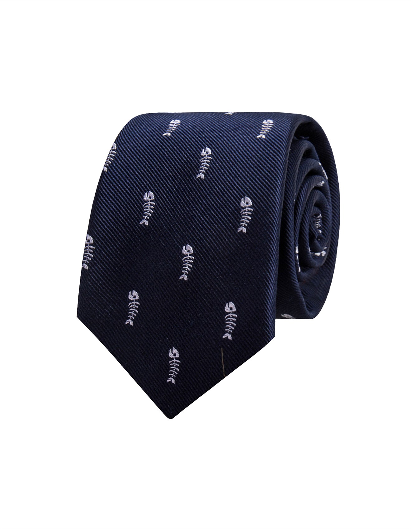 Simon Carter Fish Bone Tie | David Jones