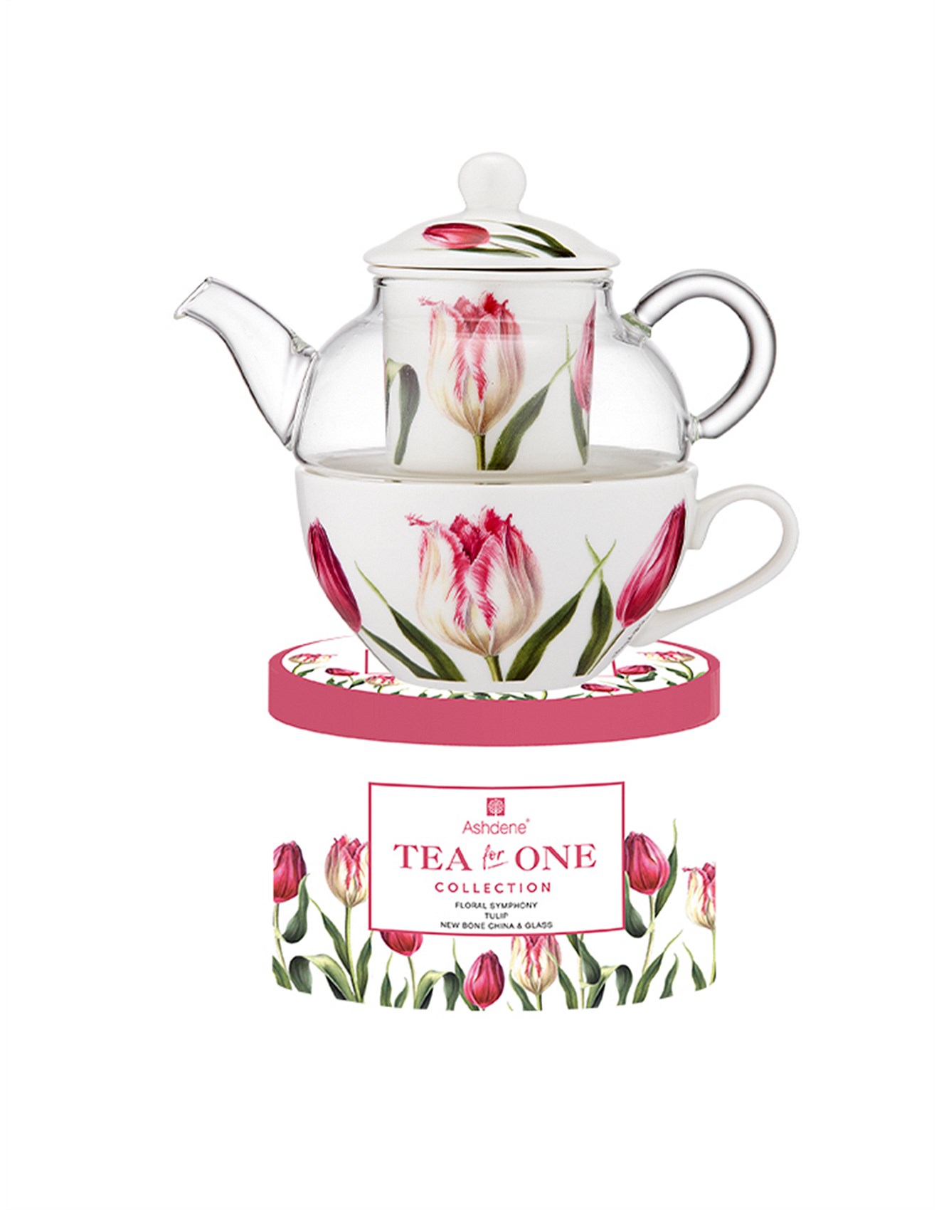 Dining - Floral Symphony Tulip Tea For One