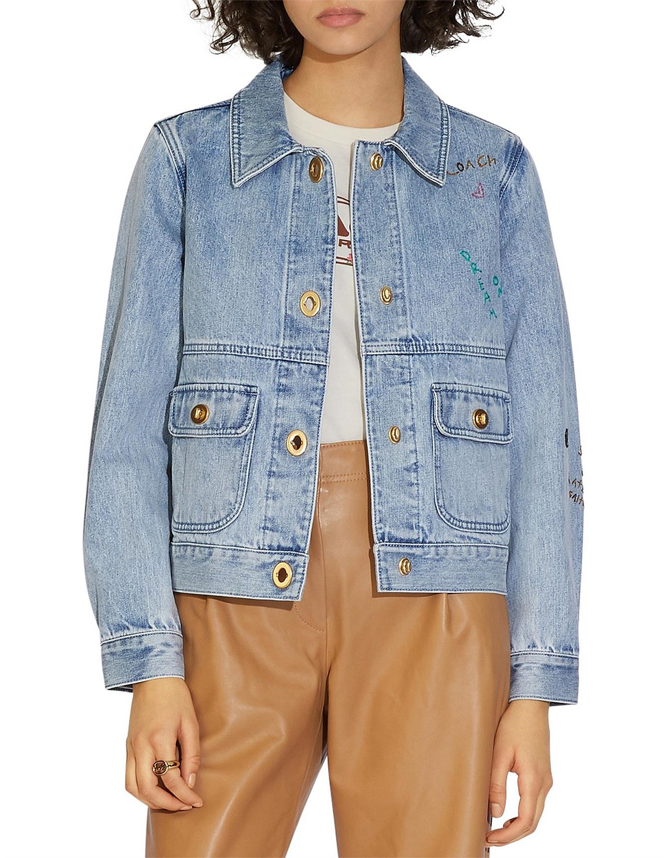 Coach Washed Denim Jacket | David Jones