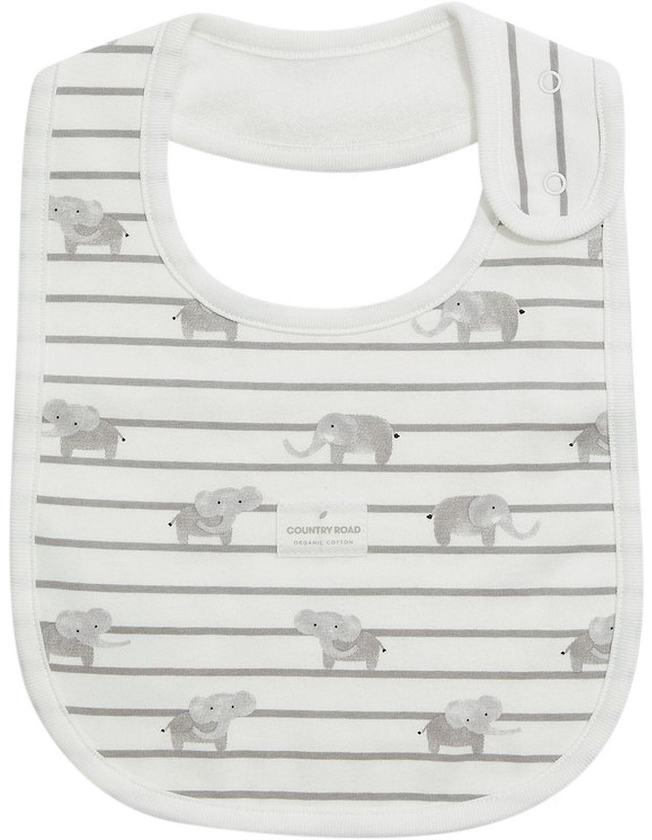 Country Road Elephant Bib | David Jones