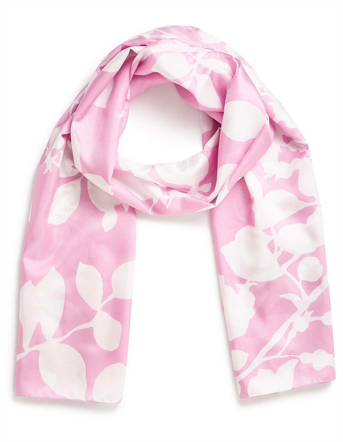 Milana Pale Pink Minimal Branch Scarf | David Jones