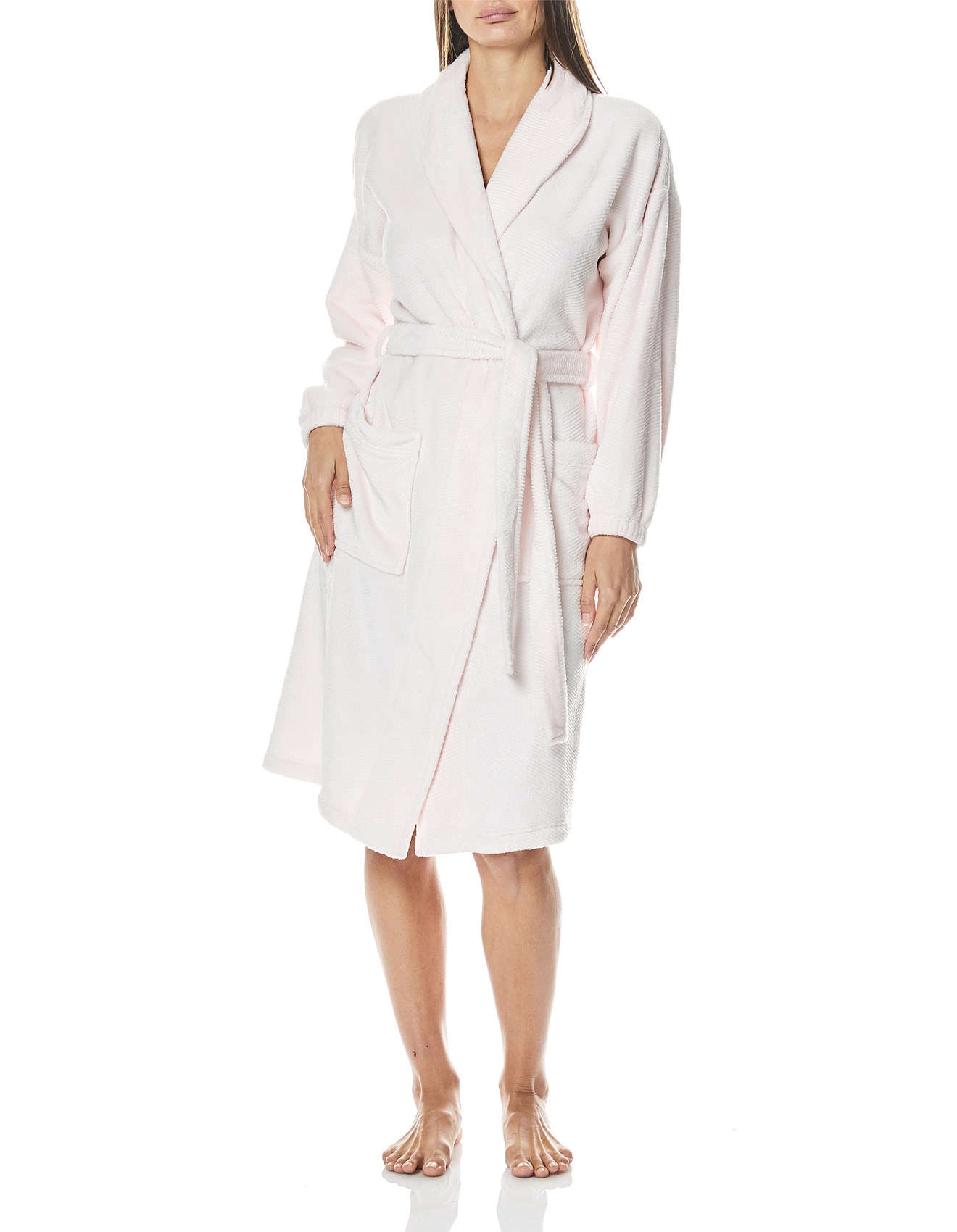 Gingerlilly Indigo Fluffy Robe | David Jones