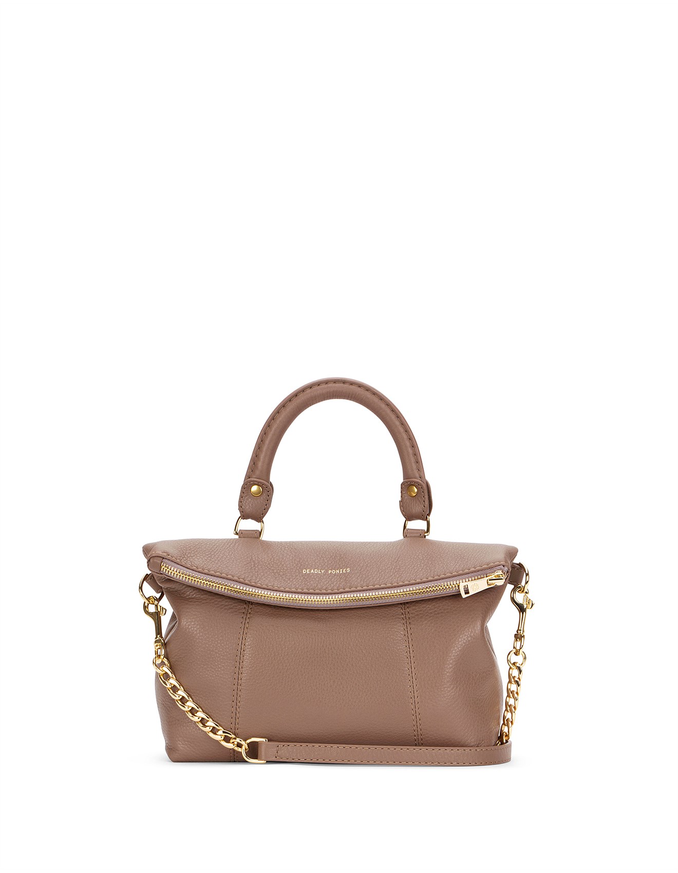 Deadly Ponies Mr Robin Mini Leather Top Handle Bag | David Jones