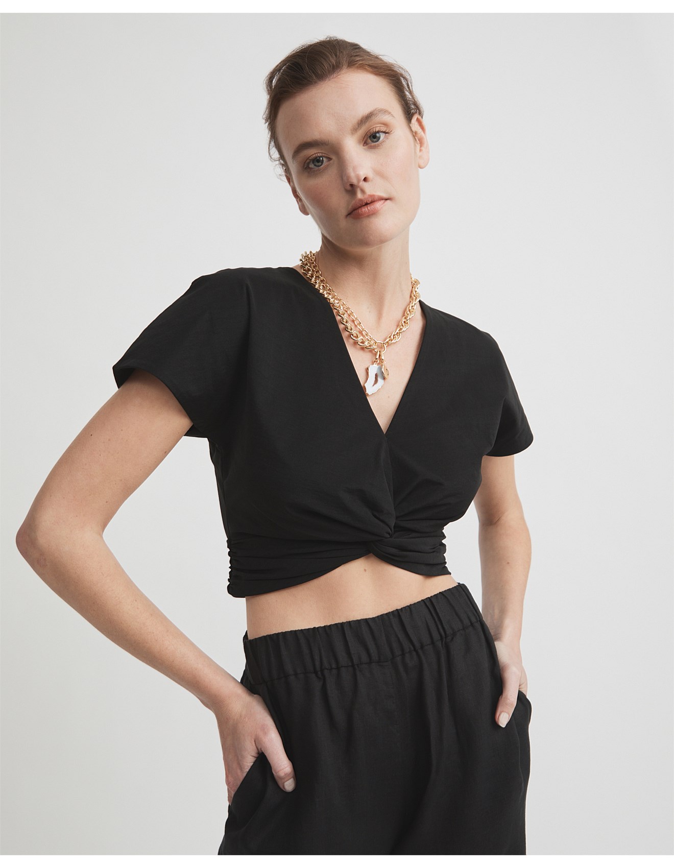 Witchery Knot Front Top | David Jones