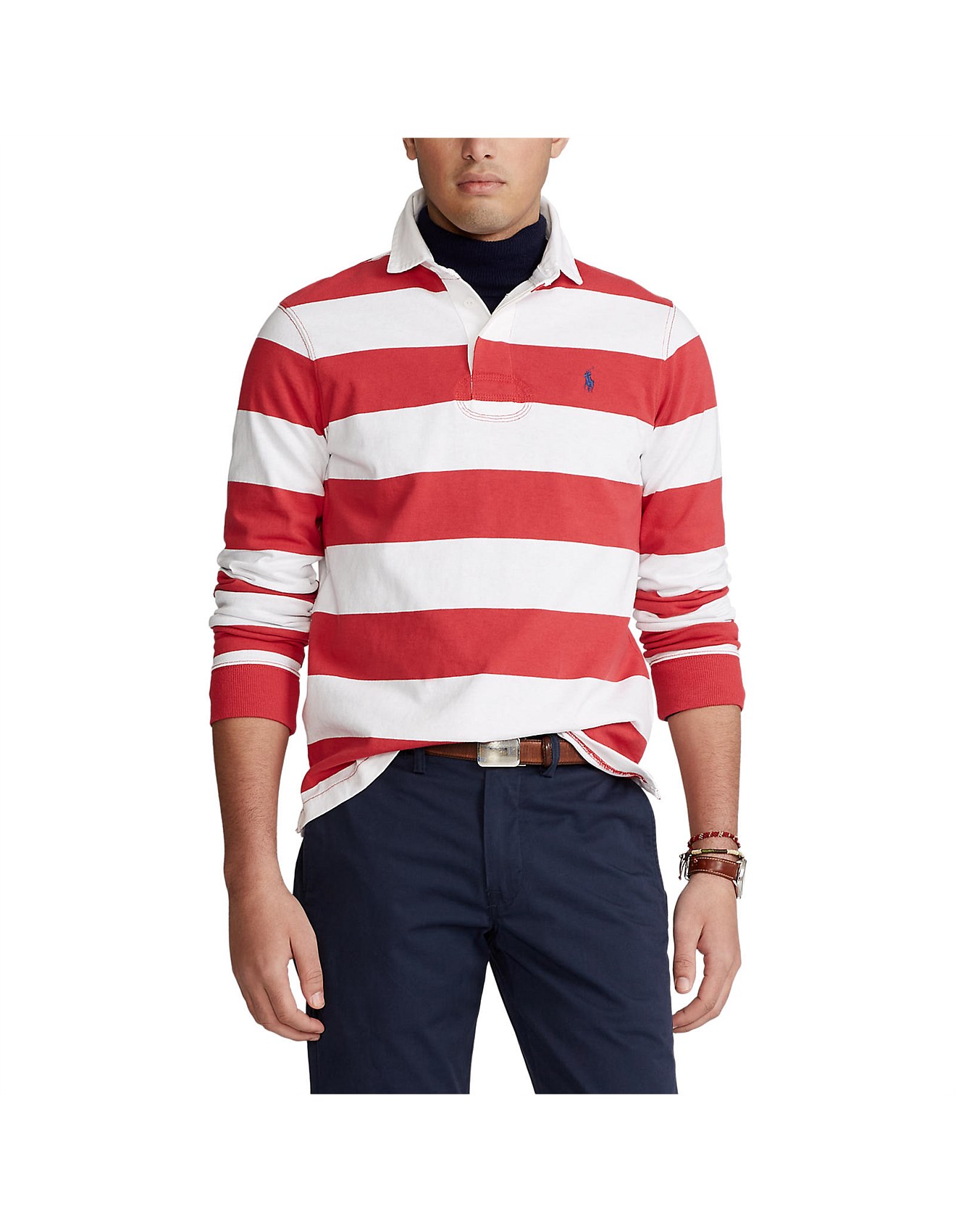Polo Ralph Lauren Yd Rustic Long Sleeve Polo | David Jones