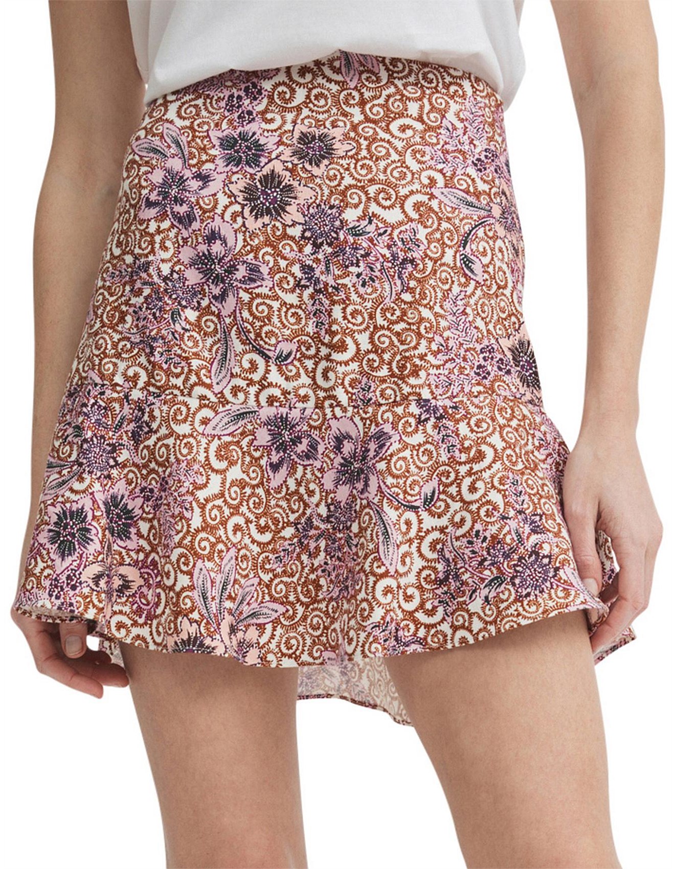 Witchery Fluted Mini Skirt | David Jones