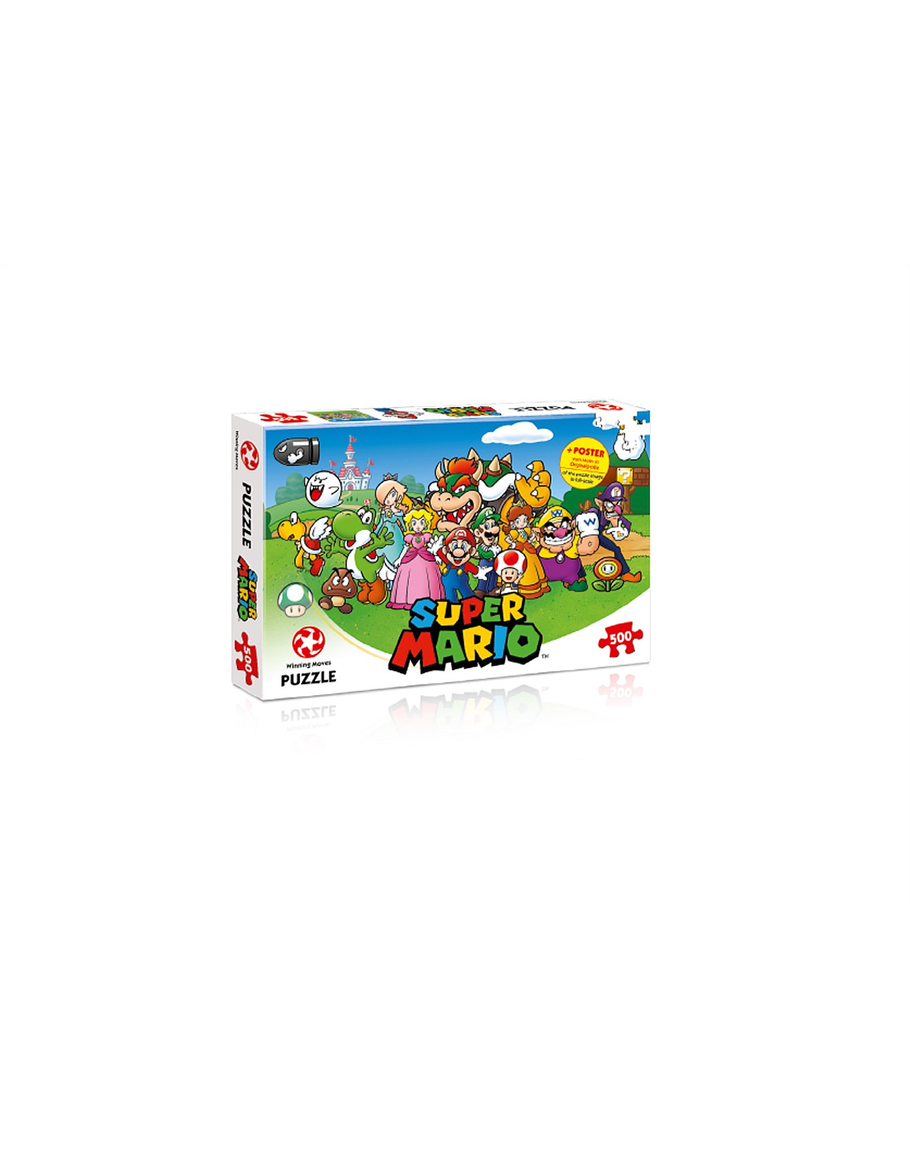 Kids Games Puzzle 500pc Mario | David Jones