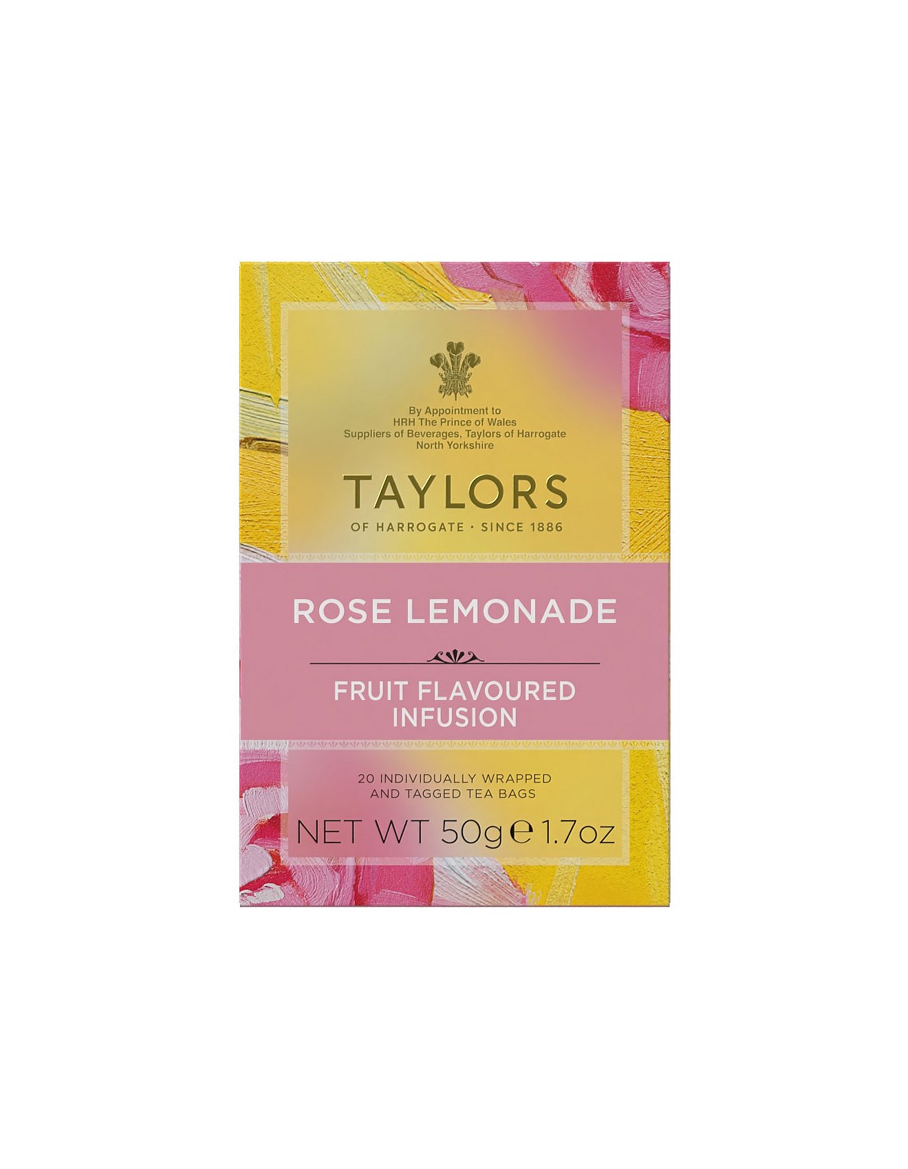 Taylors Of Harrogate Rose Lemonade Infusion 20 Tea Bags 50g | David Jones