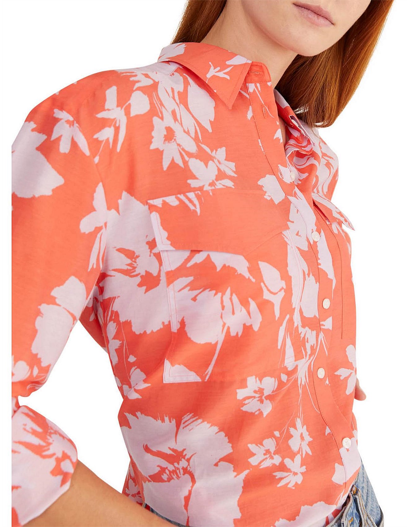 Sportscraft Tay Silk Cotton Shirt | David Jones