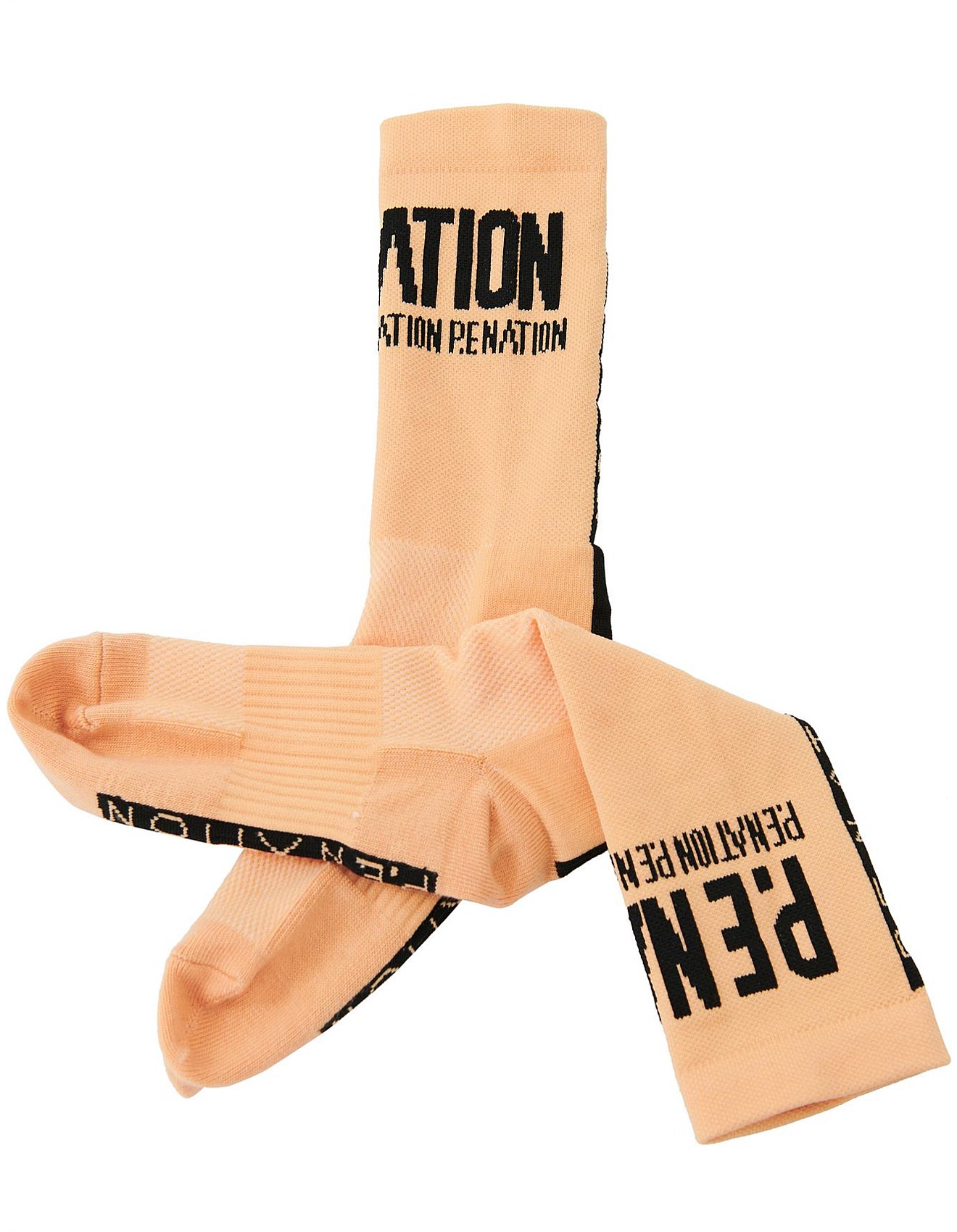 P.e Nation Backline Tender Peach Socks | David Jones