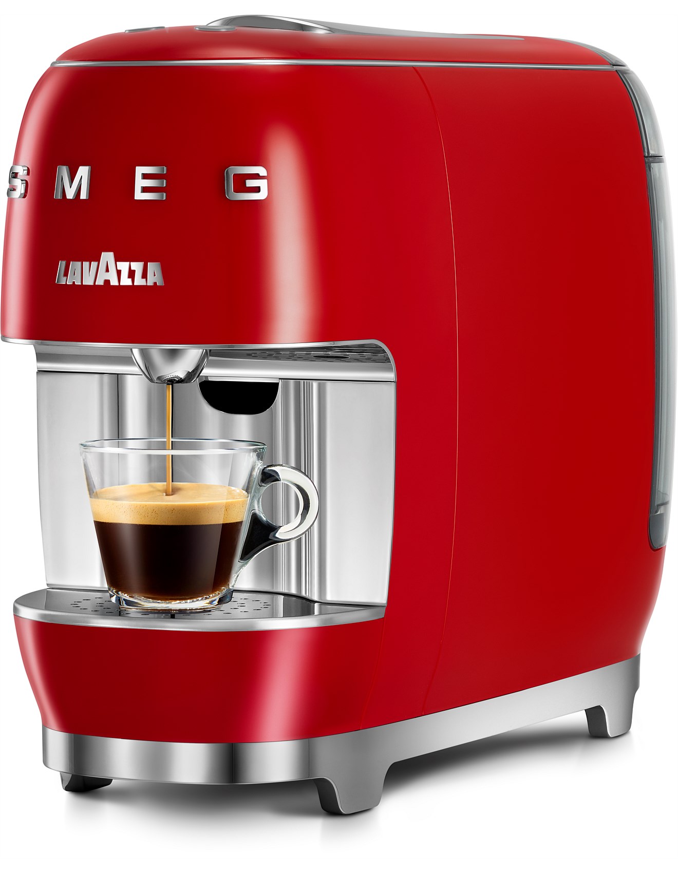 Lavazza A Modo Mio Smeg Capsule Coffee Machine -Red | David Jones