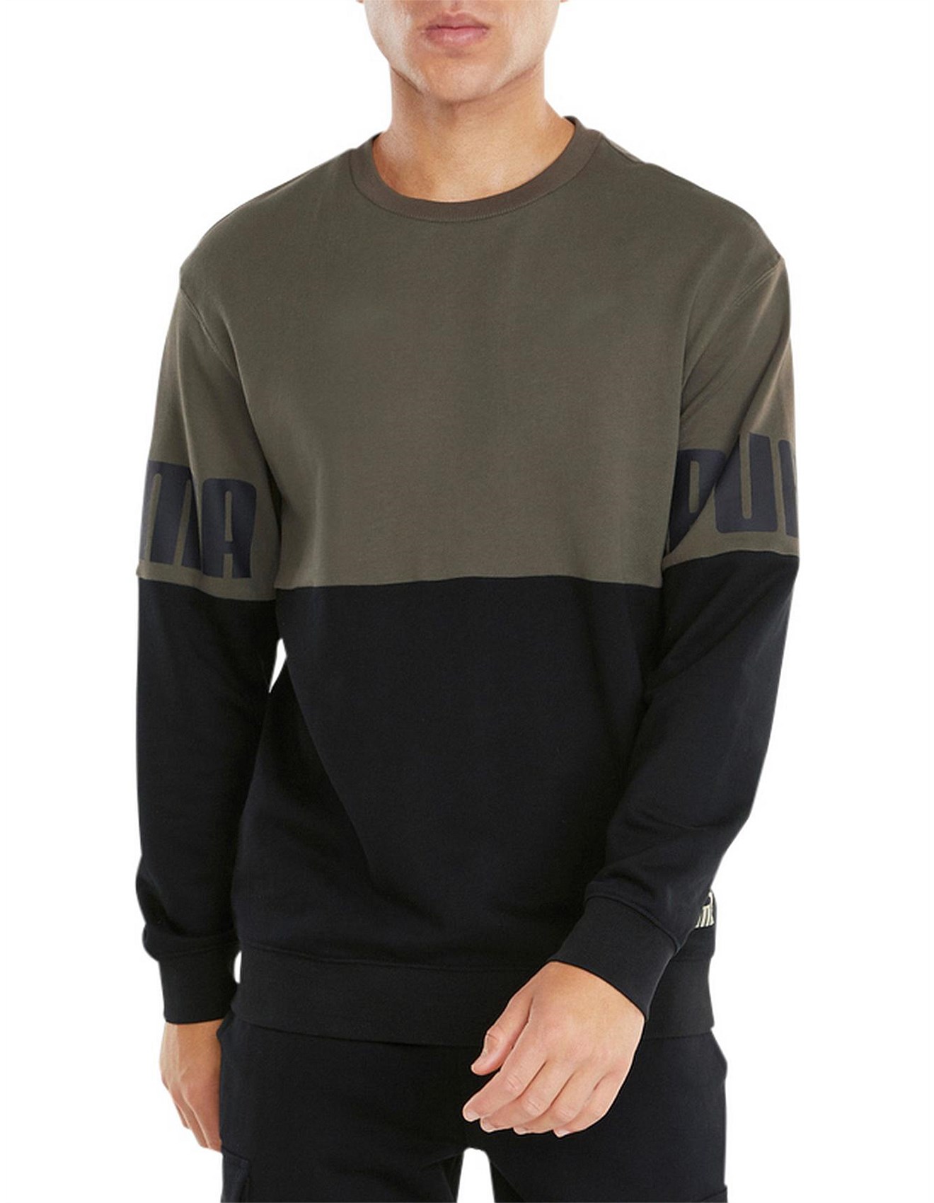 Puma Puma Power Colorblock Crew | David Jones