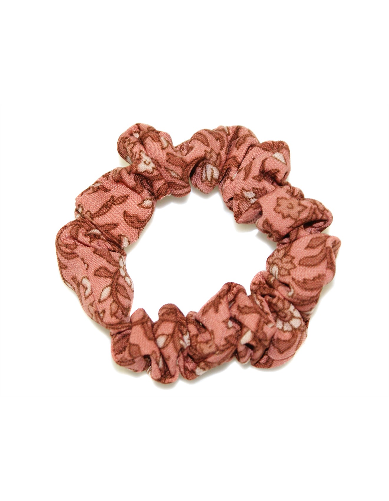 Hepburn & Co Pink Winter Garden Small Scrunchie | David Jones