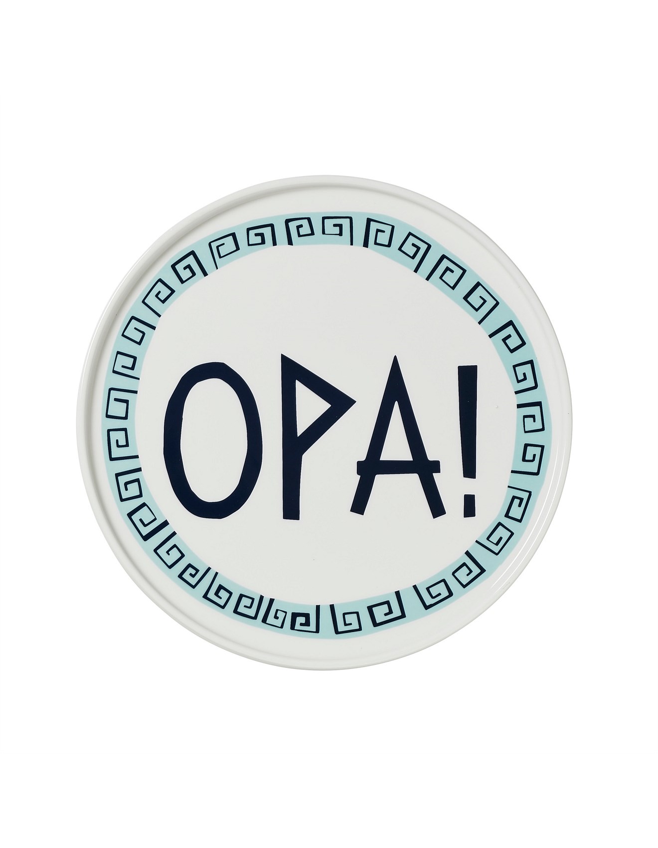 In the Roundhouse Greek Opa Plate 25cm | David Jones