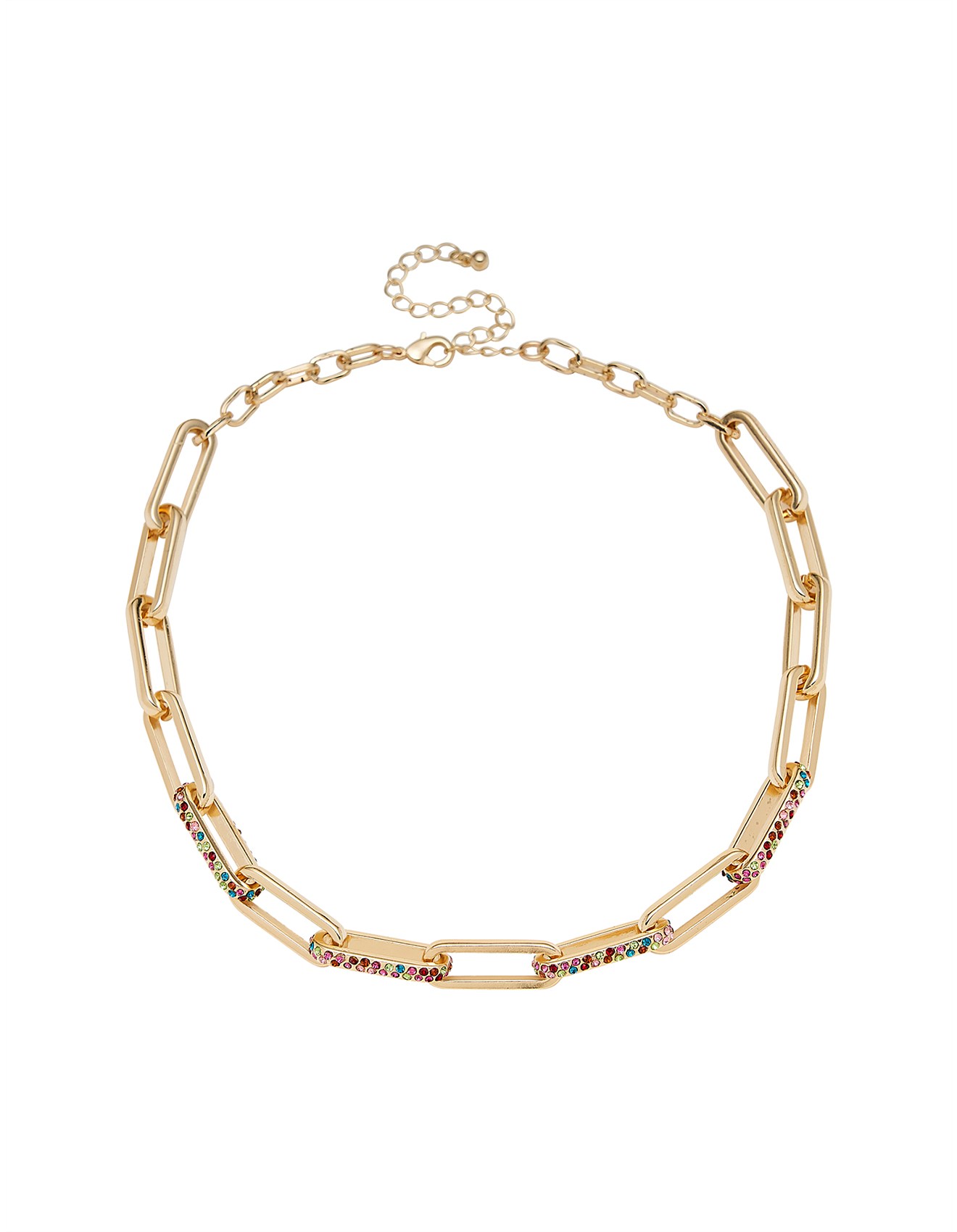 Marcs Women Multi Coloured Chain Necklace | David Jones