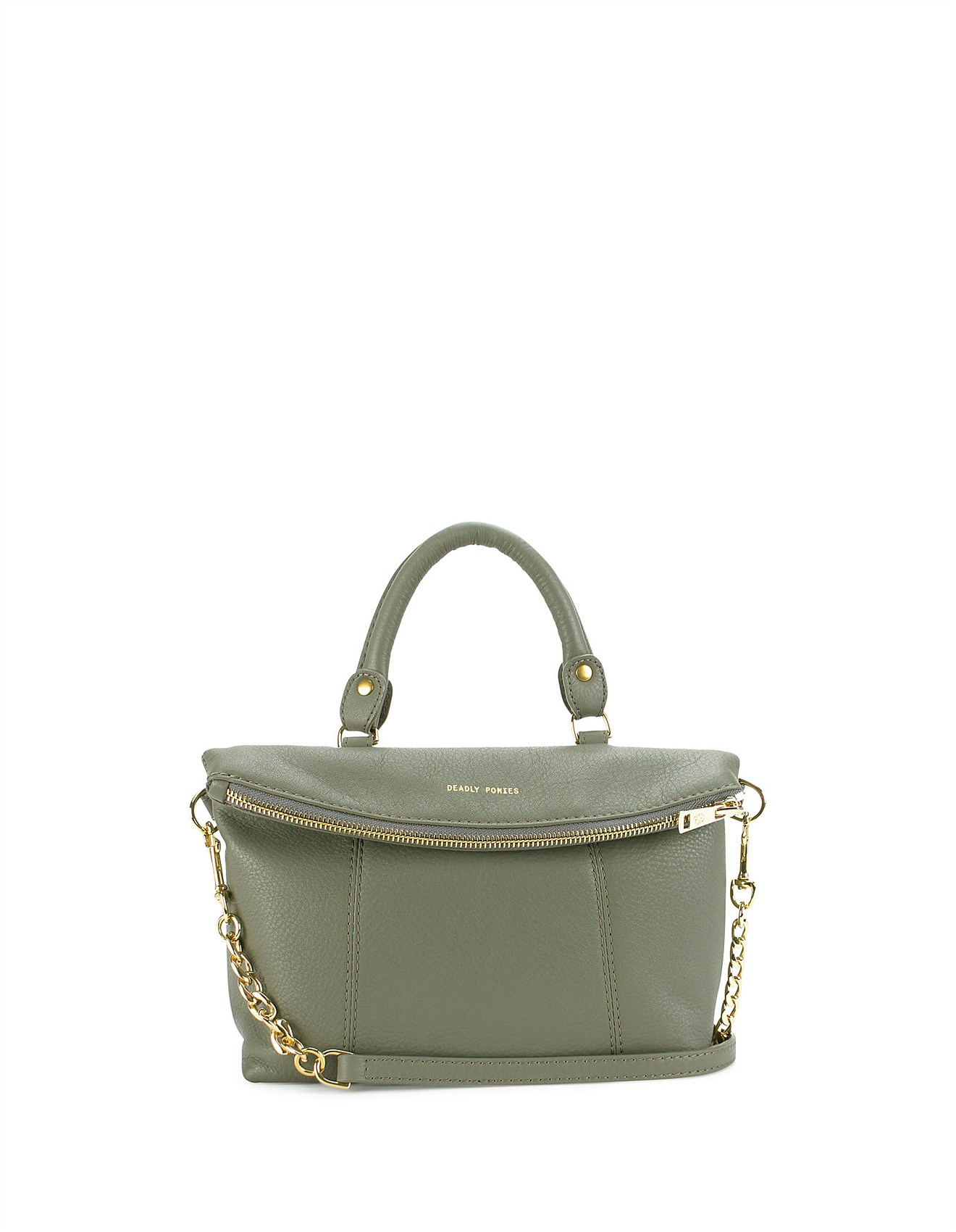 Deadly Ponies Mr Robin Mini Leather Top Handle Bag | David Jones