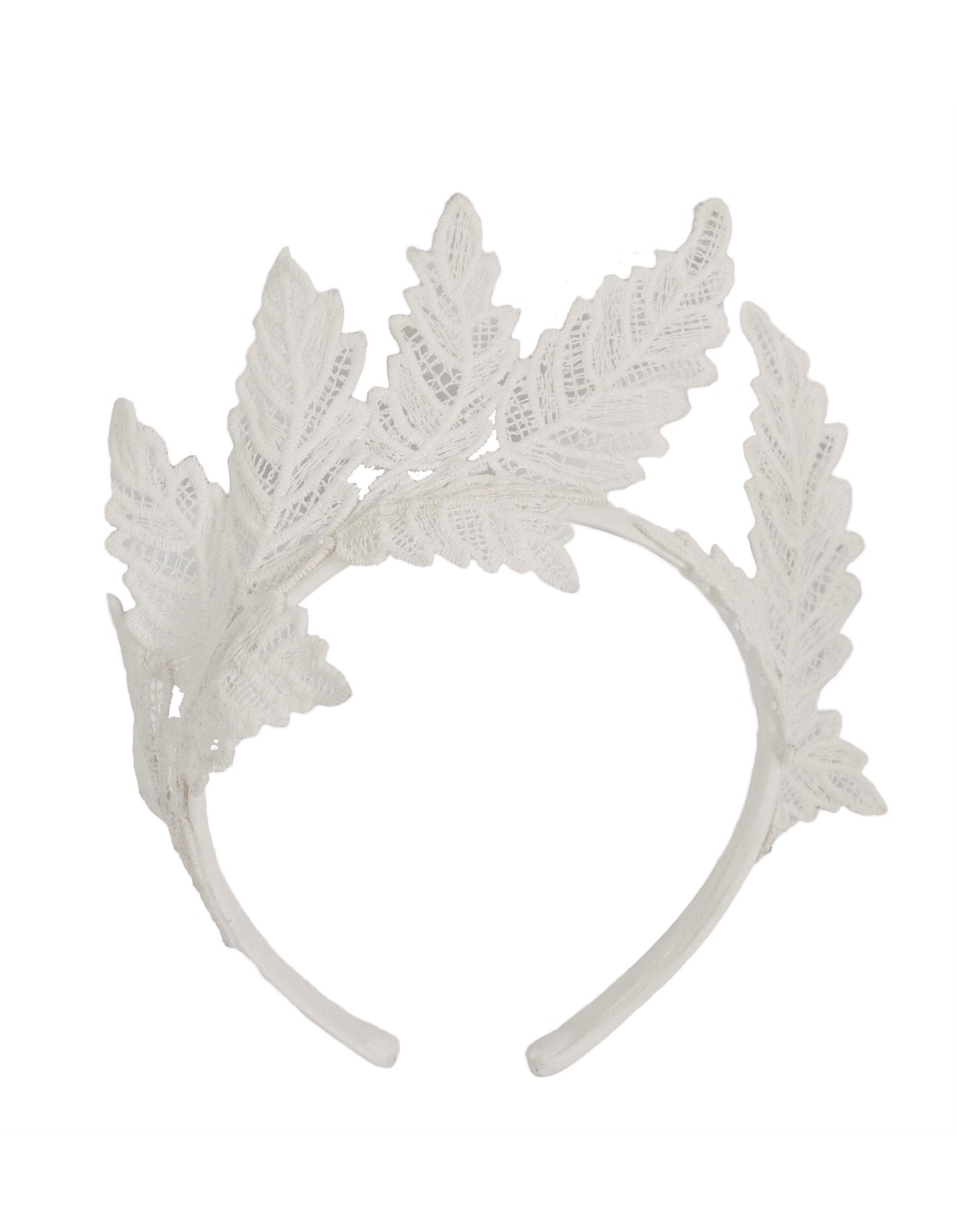 Max Alexander Cream Lace Crown Fascinator | David Jones