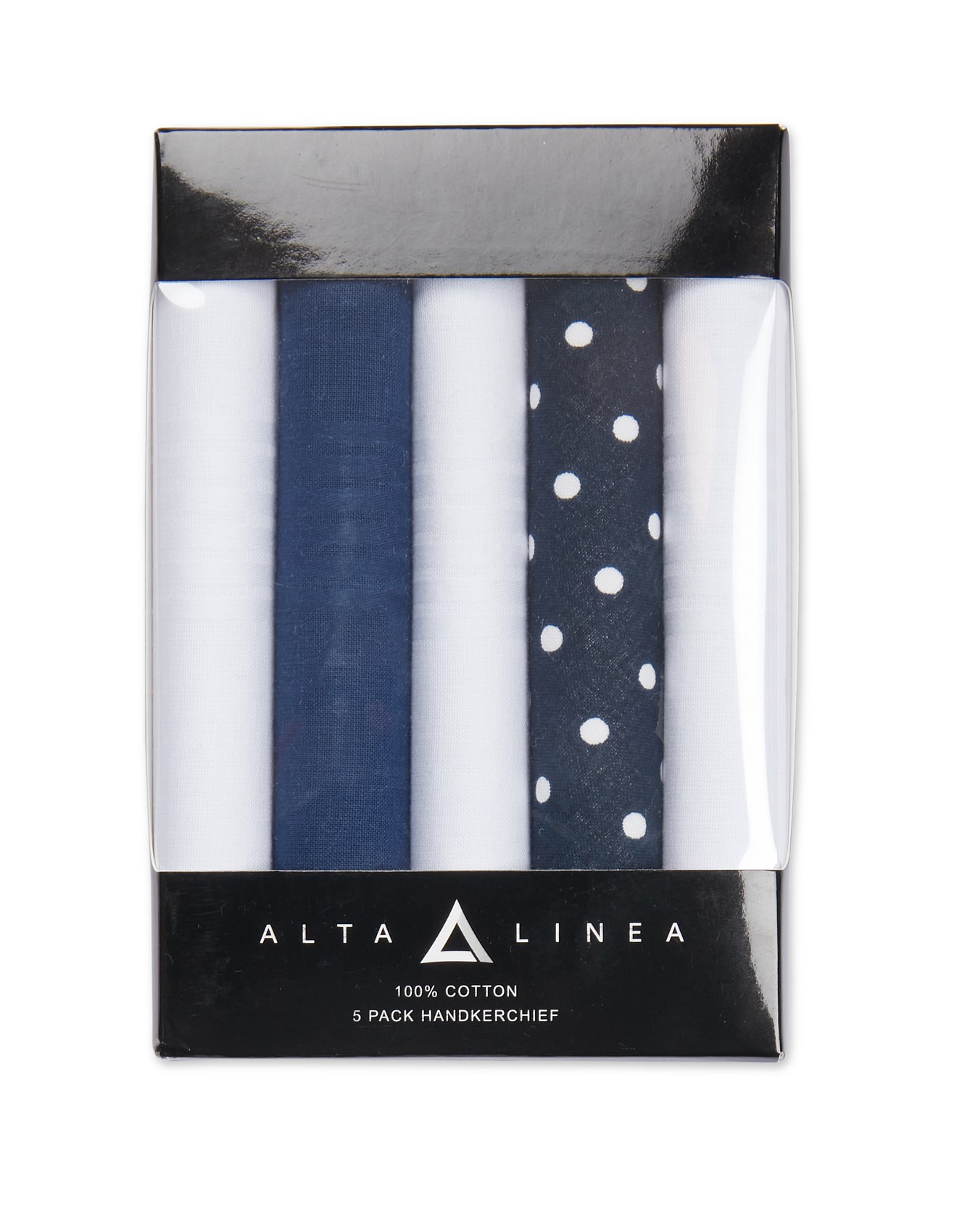 Alta Linea 5 Hanky Pack | David Jones