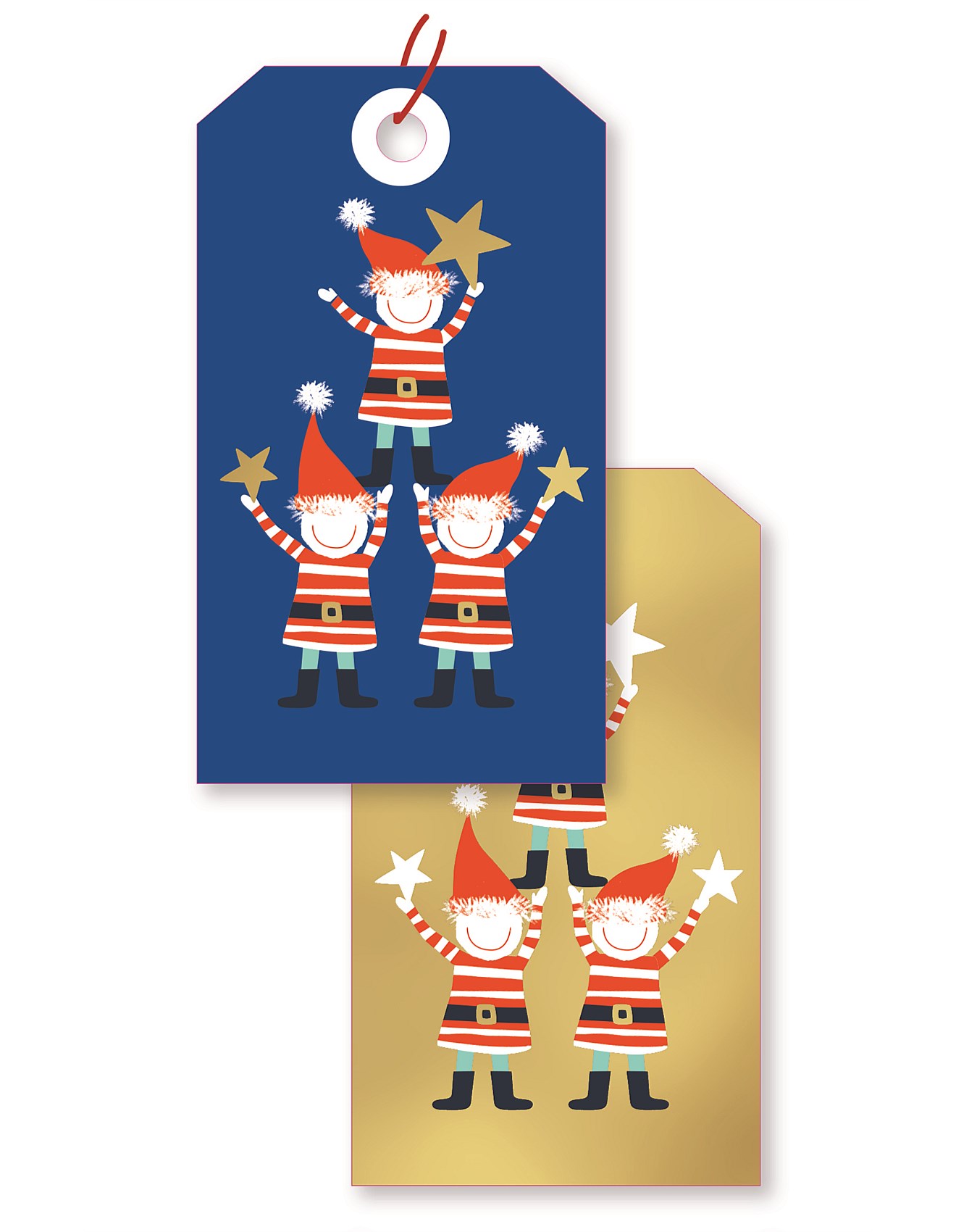 Simson Christmas Pip Gift Tags X10 | David Jones