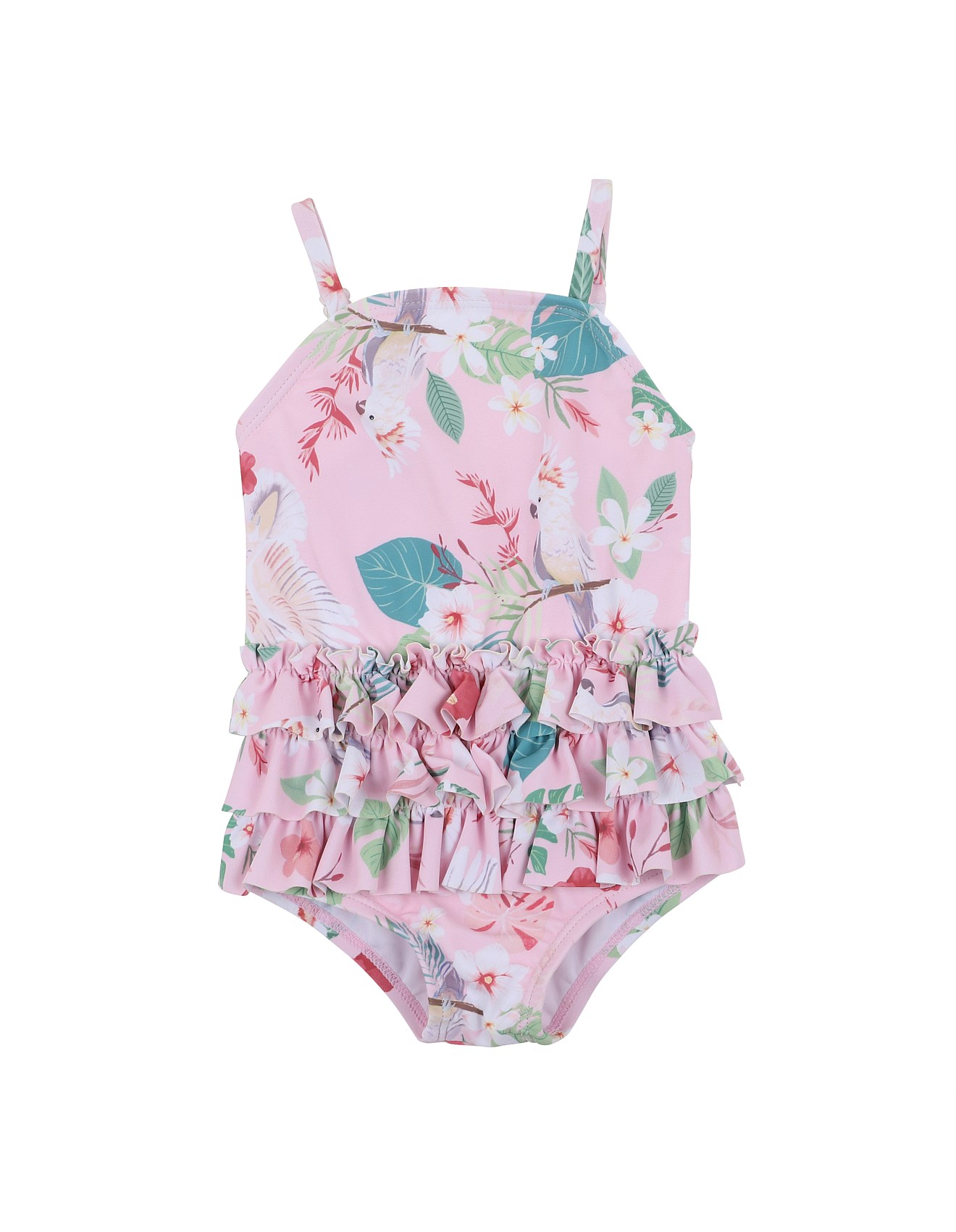 David Jones Frill Ruffle Swimsuit (00 -2y) | David Jones